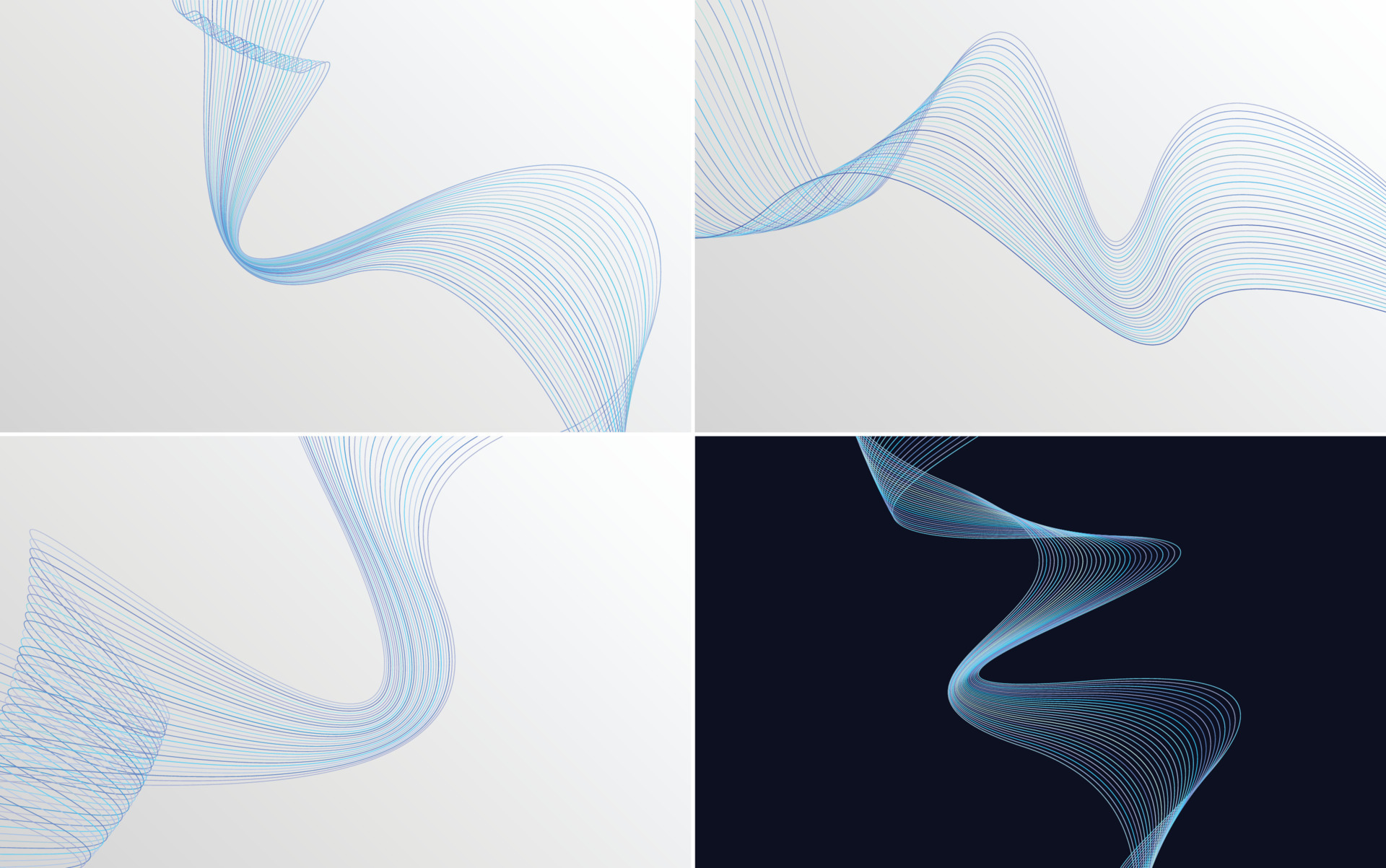 modern wave curve abstract presentation background Pack 18321358 Vector ...