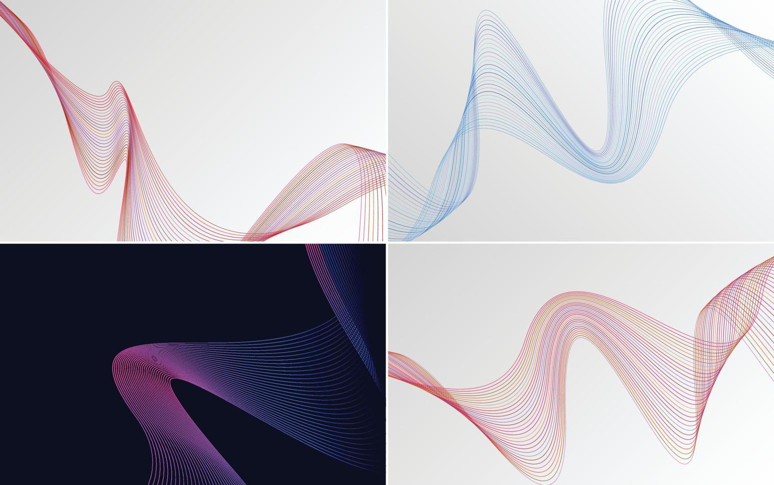 Abstract Wave Vector Art, Icons, and Graphics for Free Download