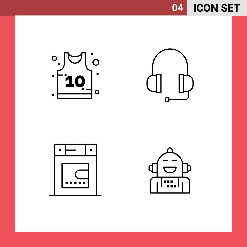 Set of 4 Vector Filledline Flat Colors on Grid for basketball android ... Set of 4 Vector Filledline Flat Colors on Grid for basketball android ...