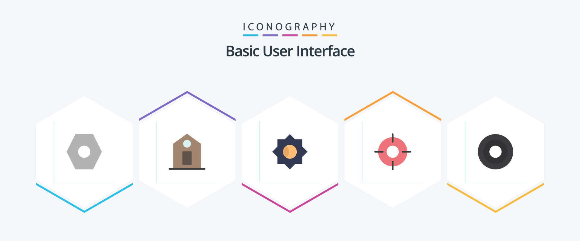 Basic 25 Flat icon pack including user. interface. ui. basic. ui ...