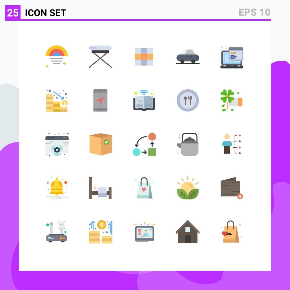 Stock Vector Icon Pack of 25 Line Signs and Symbols for analytics ...