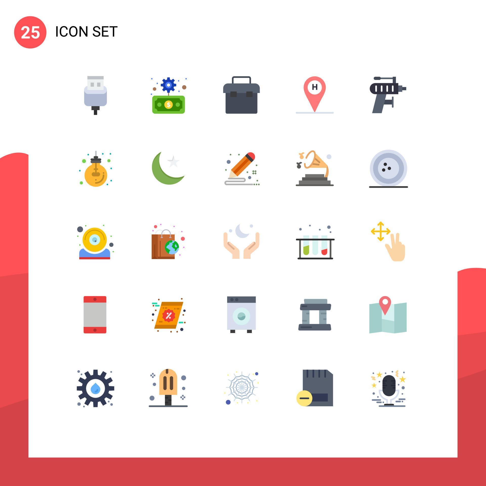 25 Universal Flat Colors Set For Web And Mobile Applications Perforator