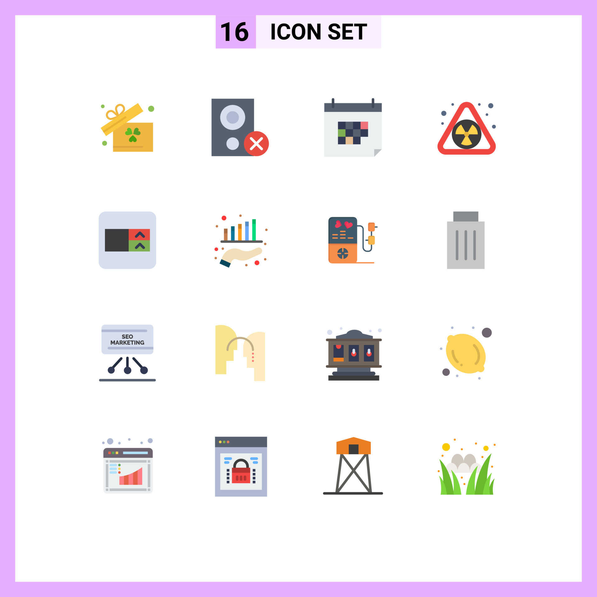 16 Creative Icons Modern Signs and Symbols of select box waste ... 16 Creative Icons Modern Signs and Symbols of select box waste ...