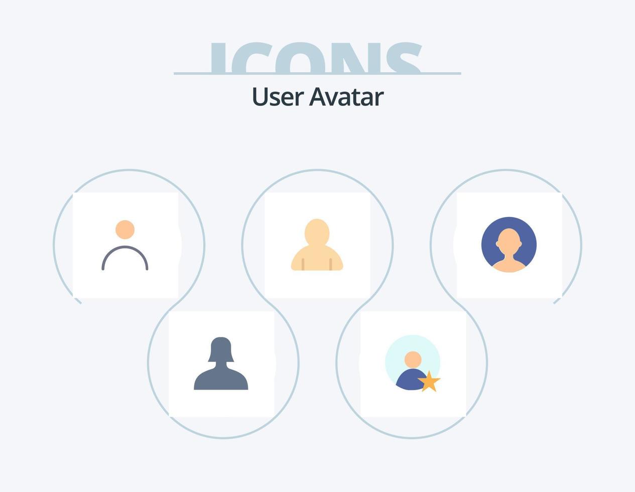 User Flat Icon Pack 5 Icon Design. . profile. profile. user. user ...