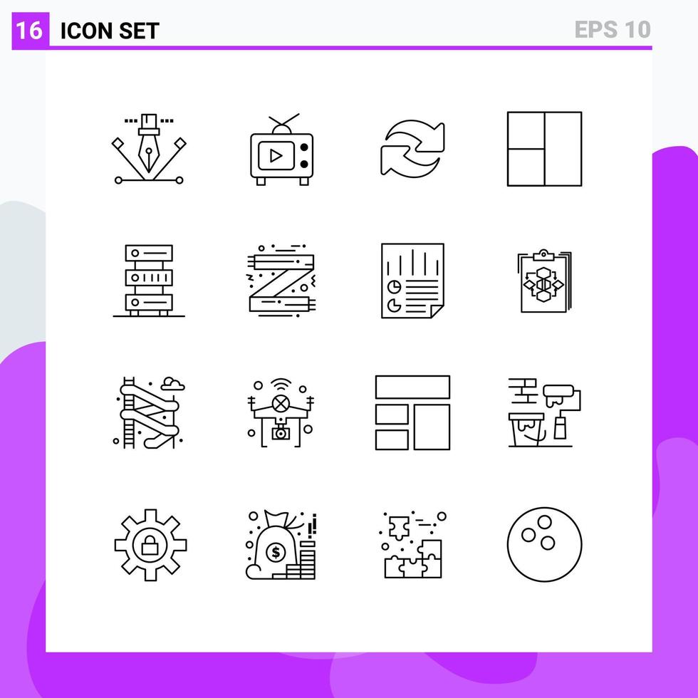 Set of 16 Commercial Outlines pack for server database refresh data ...