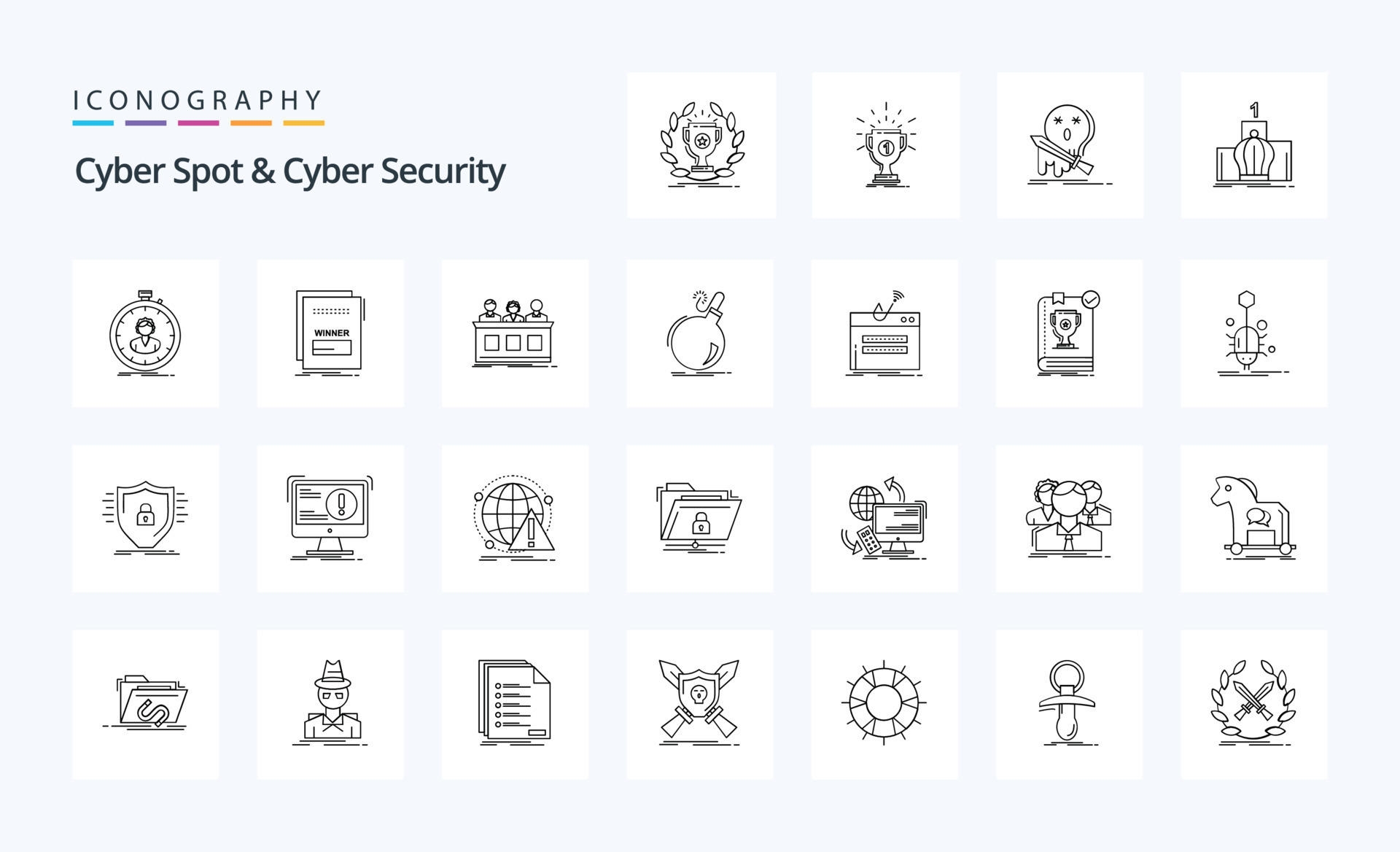 25 Cyber Spot And Cyber Security Line icon pack 18548936 Vector Art at ... 25 Cyber Spot And Cyber Security Line icon pack 18548936 Vector Art at ...