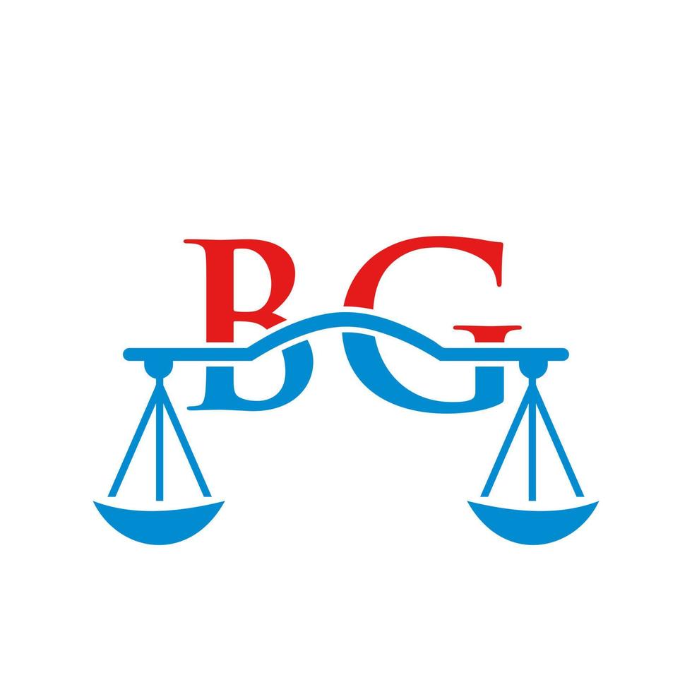Letter BG Law Firm Logo Design For Lawyer, Justice, Law Attorney, Legal, Lawyer Service, Law ...