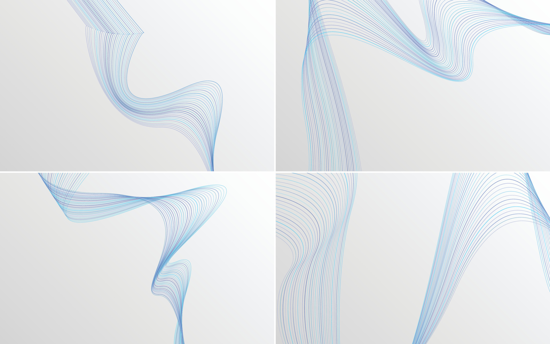 Collection of geometric minimal lines pattern set 18564974 Vector Art ...