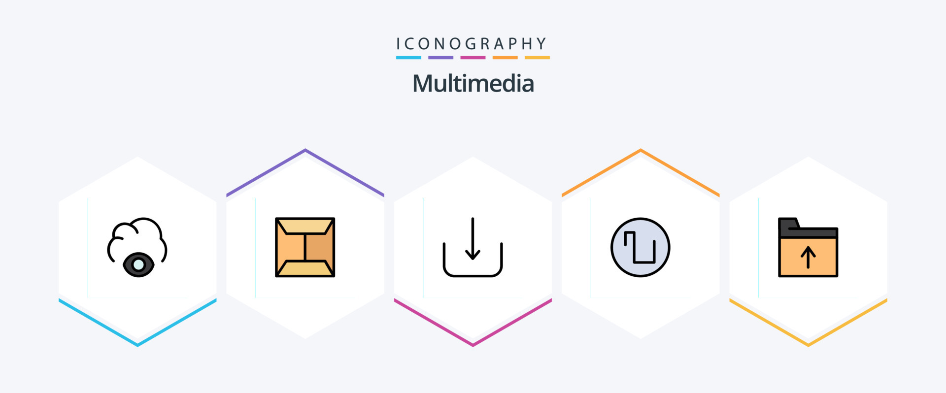 Multimedia 25 Filledline Icon Pack Including Ui Get Document 18565179 Vector Art At Vecteezy