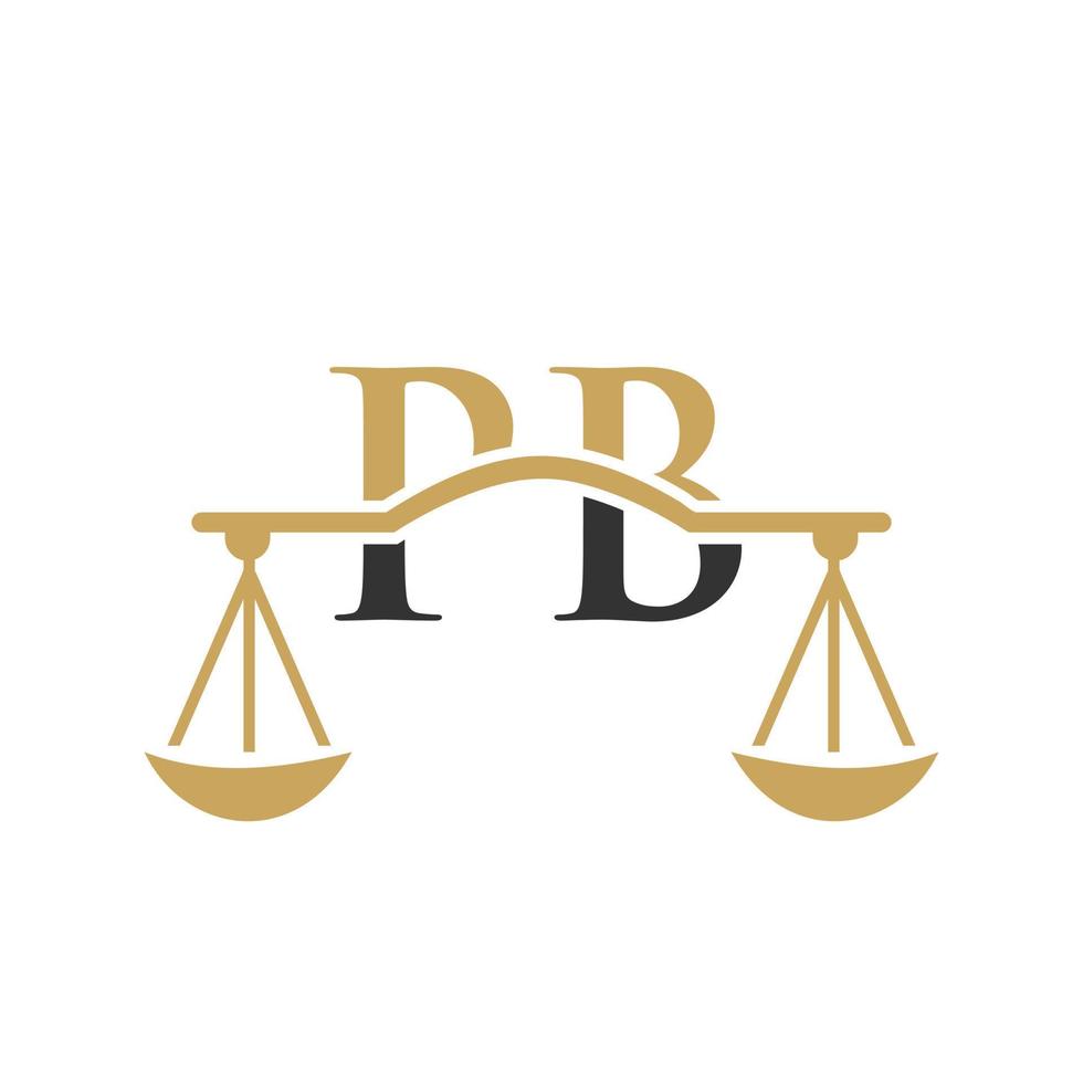 Letter PB Law Firm Logo Design For Lawyer, Justice, Law Attorney, Legal, Lawyer Service, Law ...