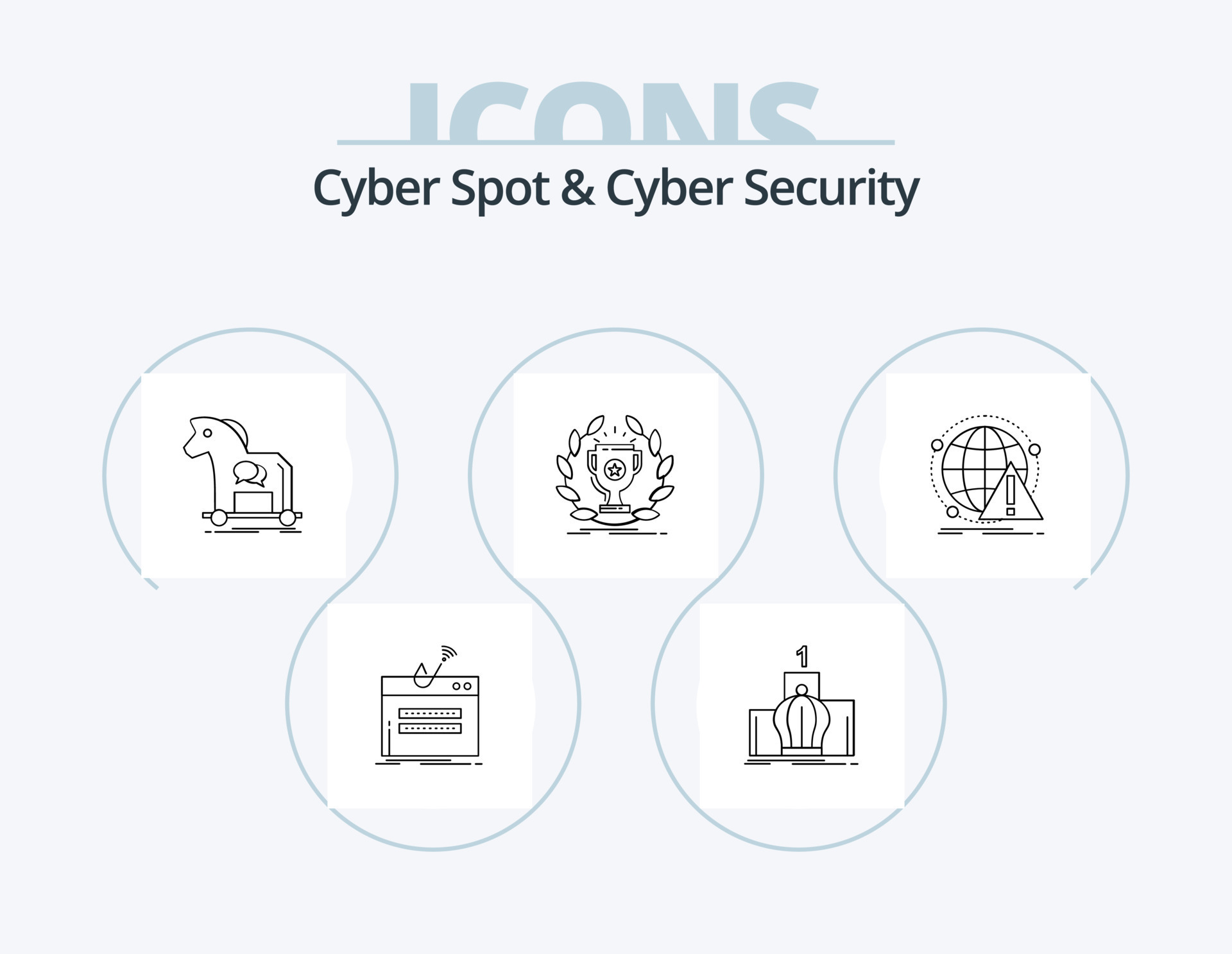 Cyber Spot And Cyber Security Line Icon Pack 5 Icon Design. internet ... Cyber Spot And Cyber Security Line Icon Pack 5 Icon Design. internet ...