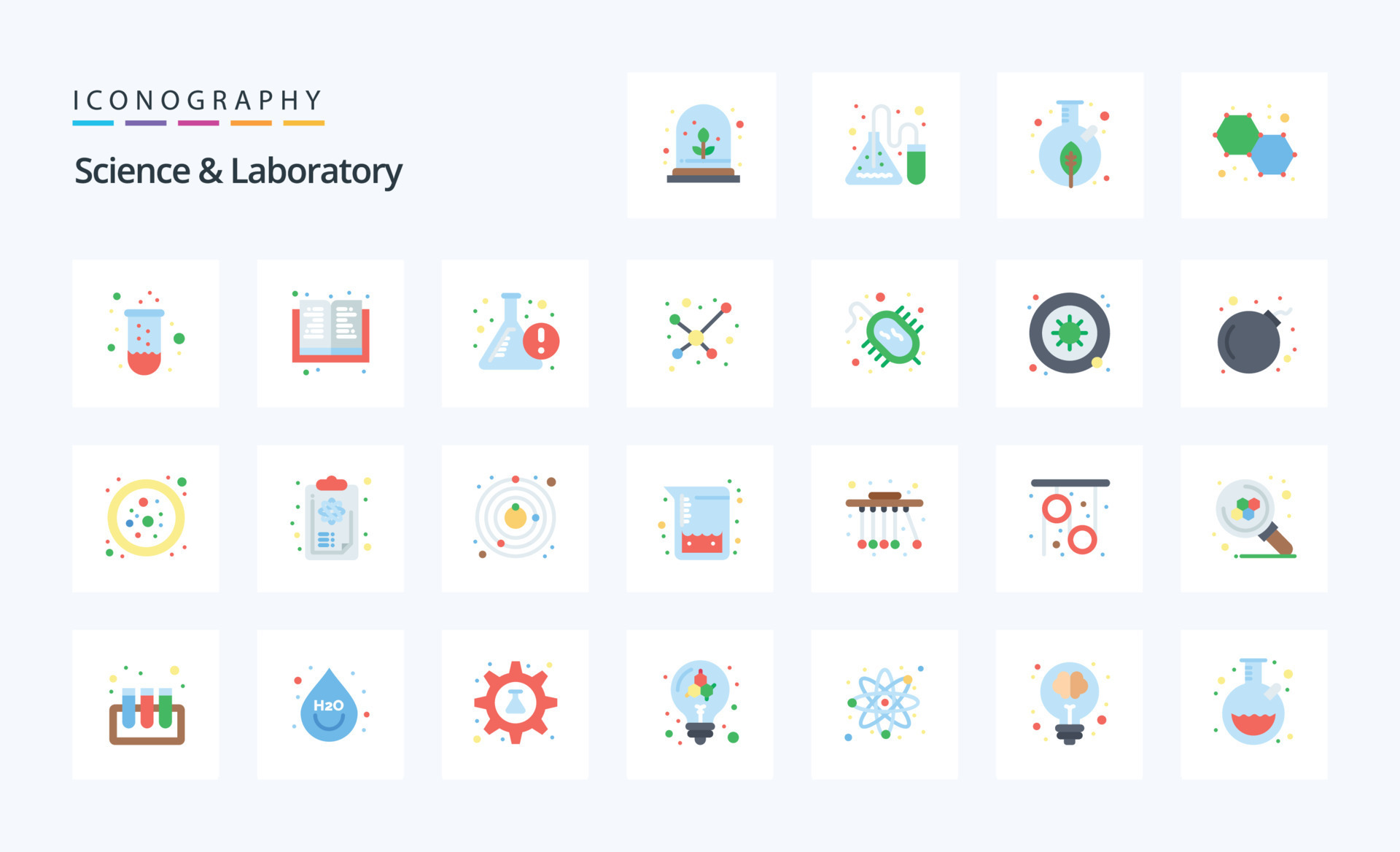 25 Science Flat color icon pack 18630165 Vector Art at Vecteezy 25 Science Flat color icon pack 18630165 Vector Art at Vecteezy