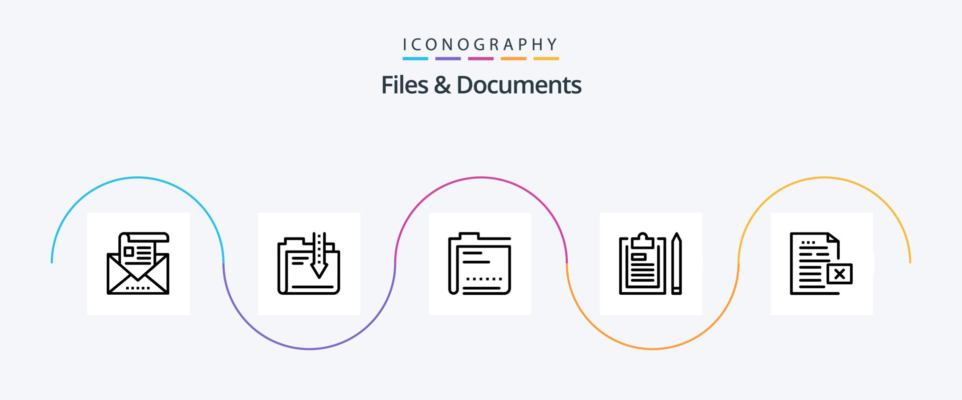 Files And Documents Line 5 Icon Pack Including file. clipboard ... Files And Documents Line 5 Icon Pack Including file. clipboard ...