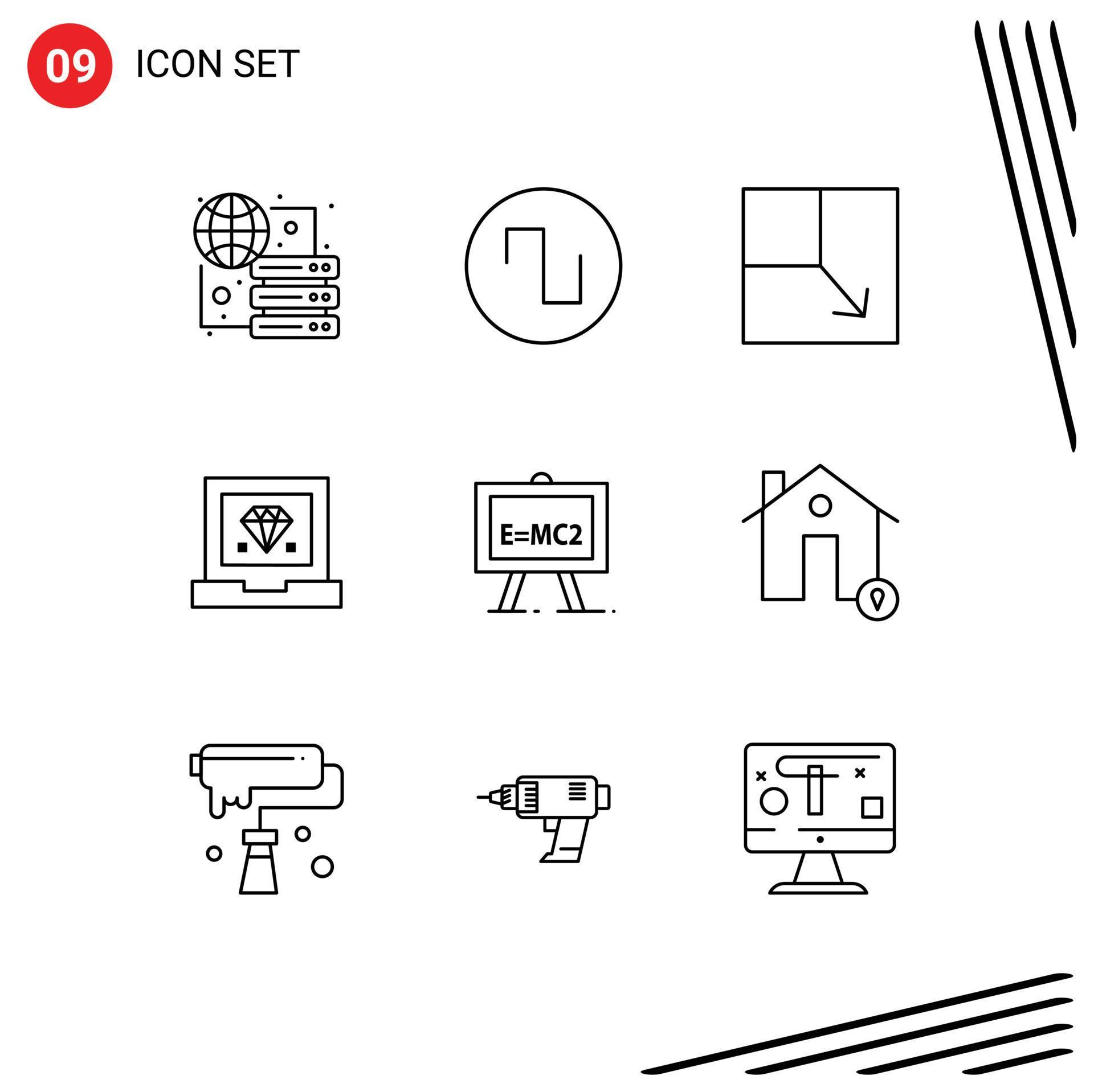Outline Pack Of 9 Universal Symbols Of Science Formula Formula Layout Chemistry Development