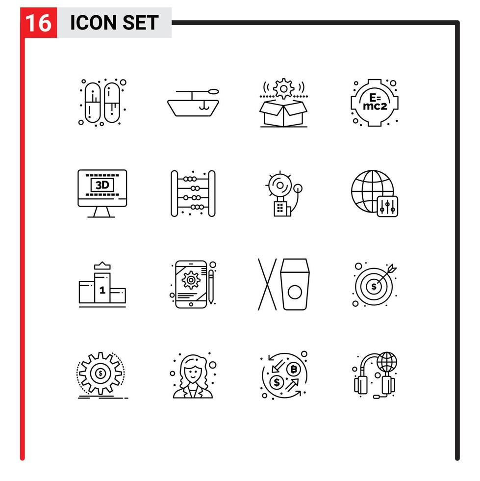 16 Universal Outlines Set For Web And Mobile Applications Bag Online