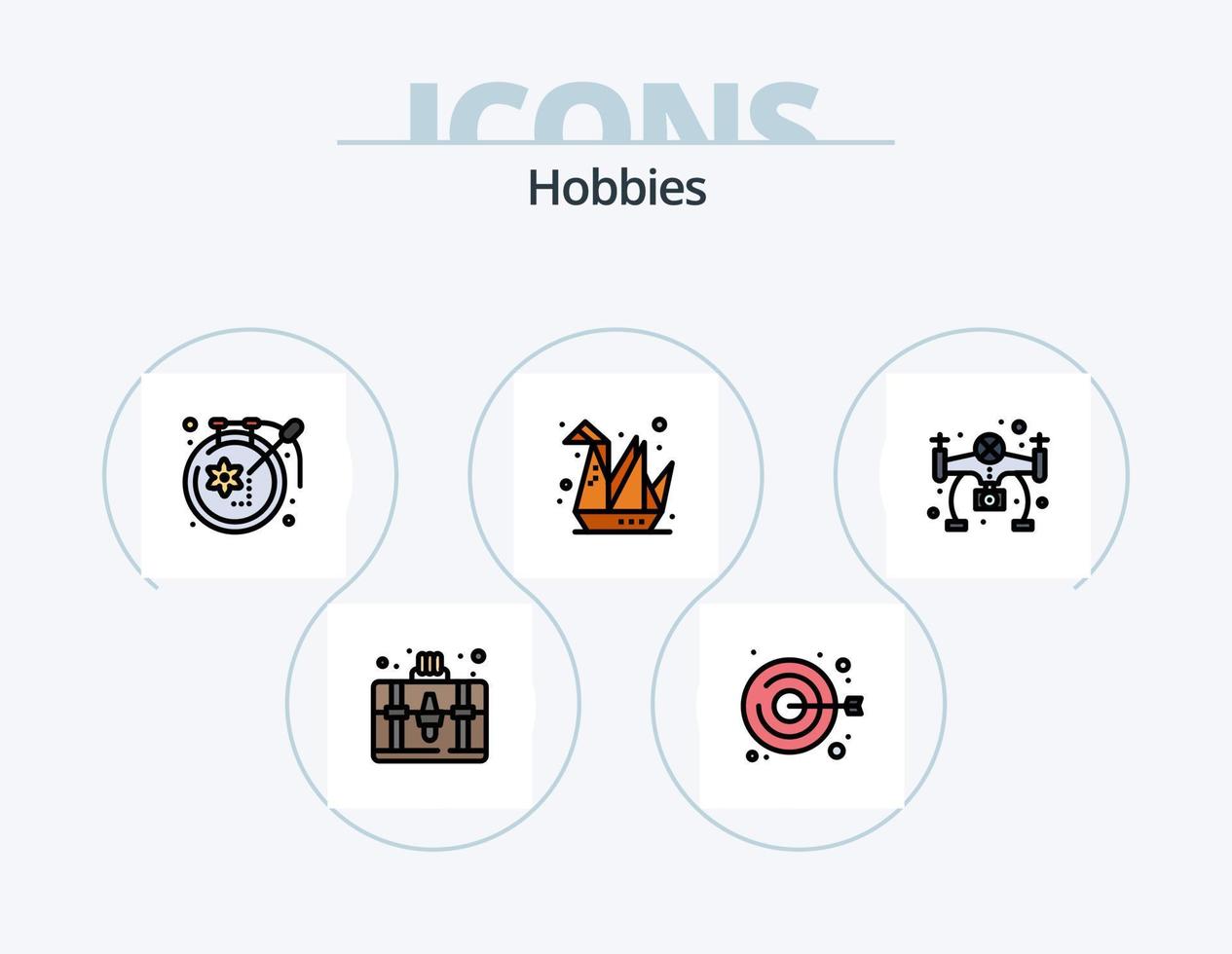línea de pasatiempos paquete de iconos llenos 5 diseño de iconos ... línea de pasatiempos paquete de iconos llenos 5 diseño de iconos ...