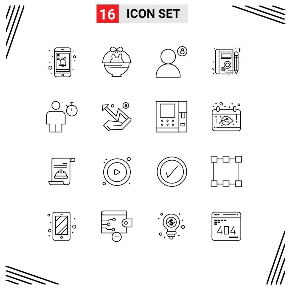 Editable Vector Line Pack Of 16 Simple Outlines Of Body Learning