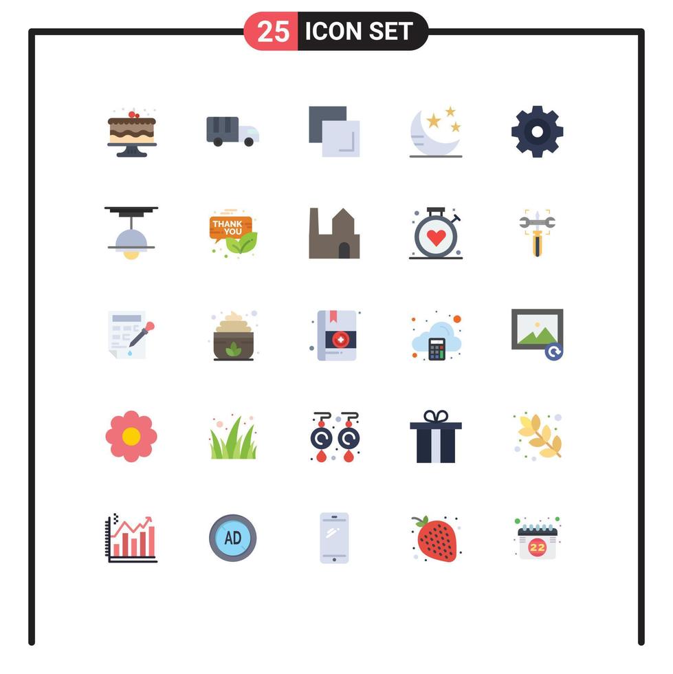 Flat Color Pack of 25 Universal Symbols of drawing create copy star ... Flat Color Pack of 25 Universal Symbols of drawing create copy star ...