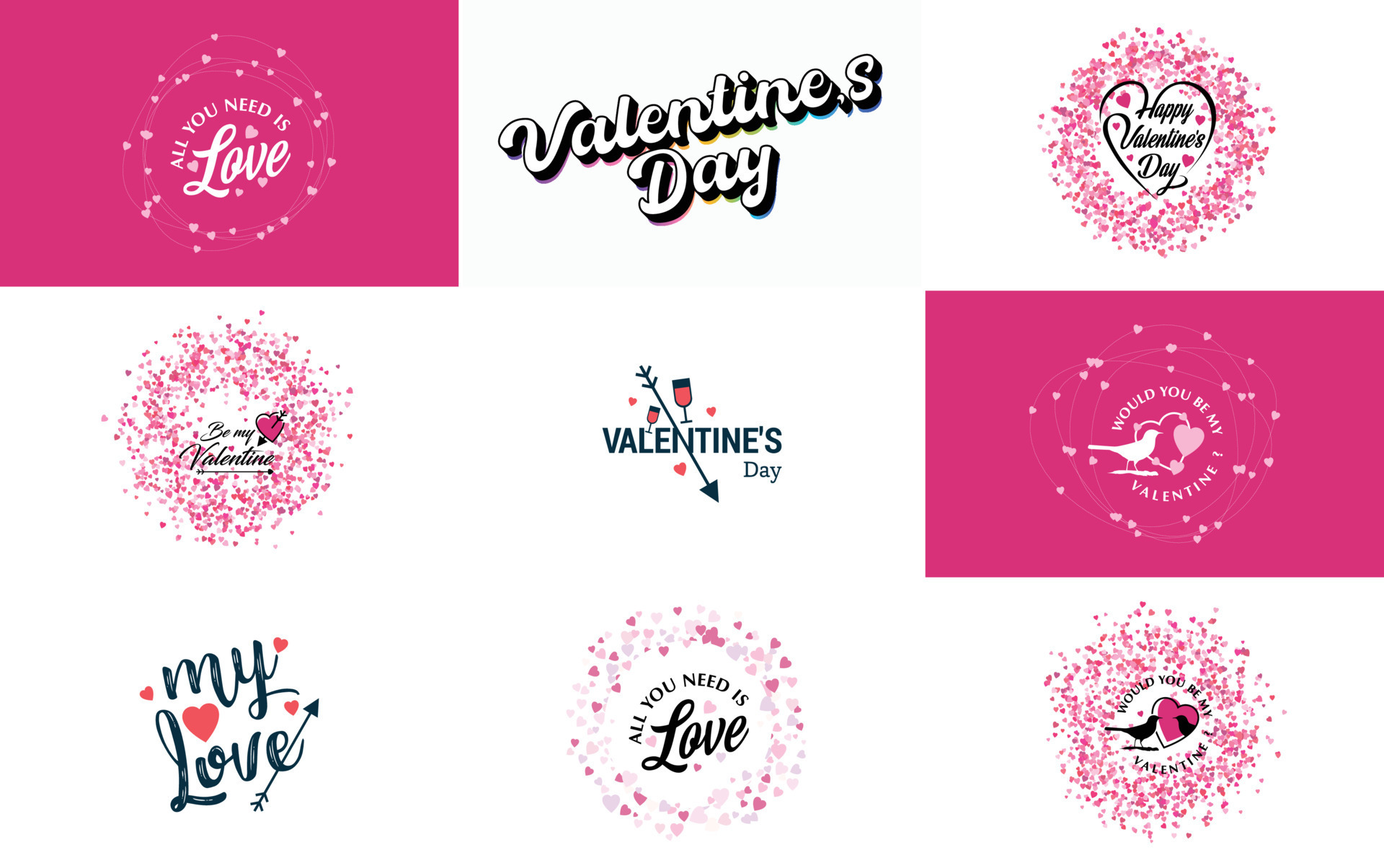Love Word Art Design With A Heart Shaped Background And A Bokeh Effect 18705215 Vector Art At