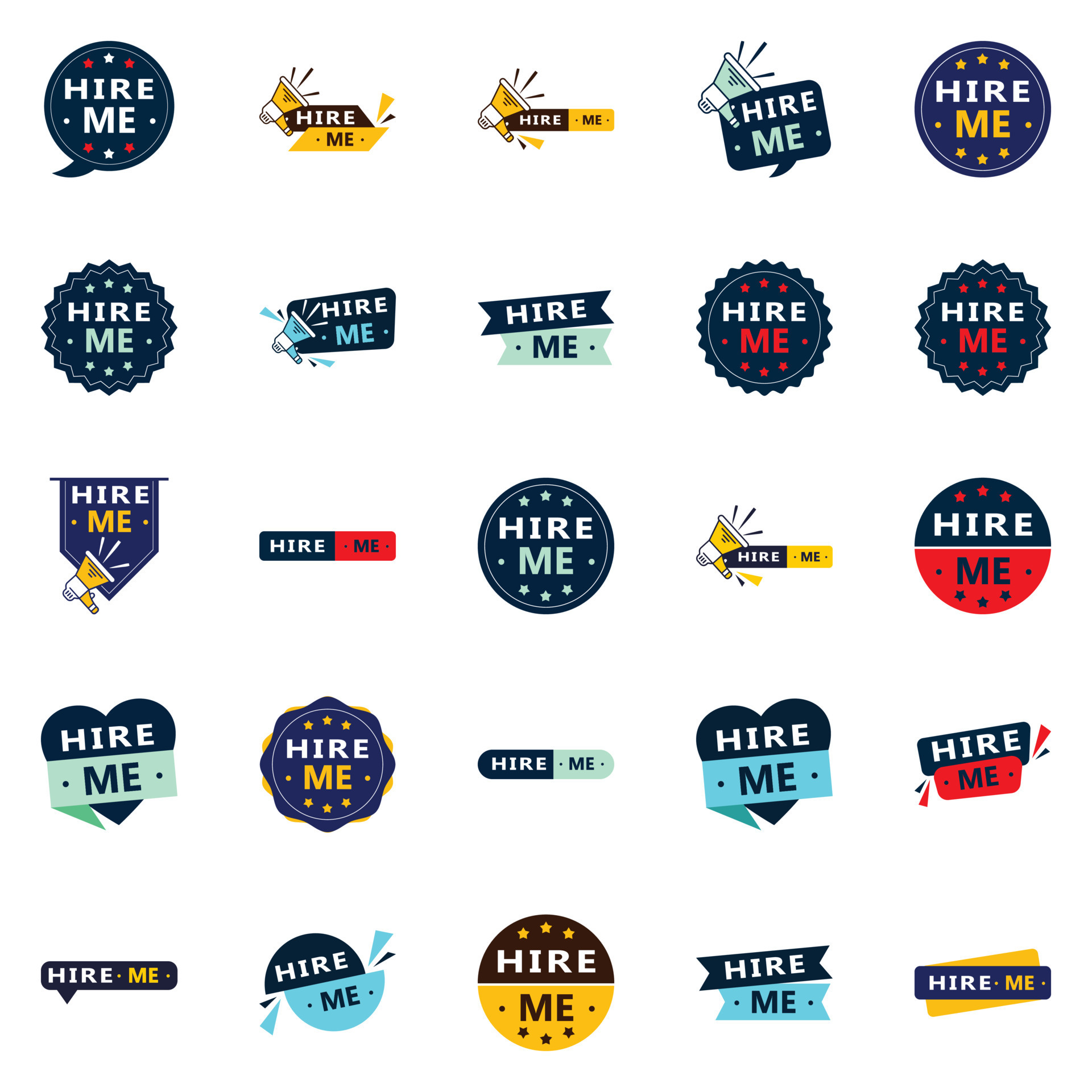 25 Creative Hire Me Banners to Show Your Skills 18710059 Vector Art at Vecteezy