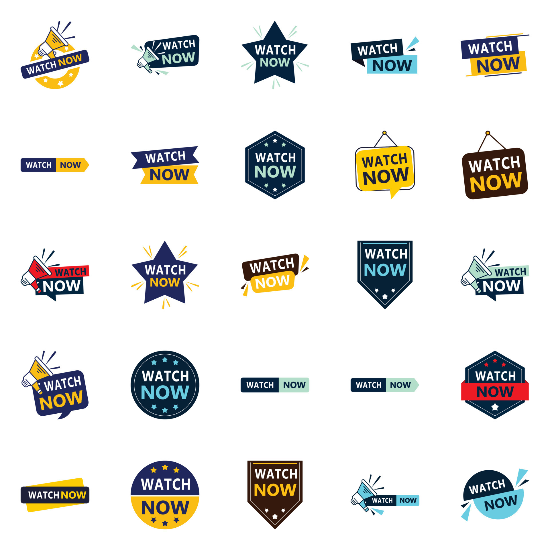 Grab Customers Attention With Our Pack Of 25 Watch Now Banners 18710603 grab-customers-attention-with-our-pack-of-25-watch-now-banners-18710603