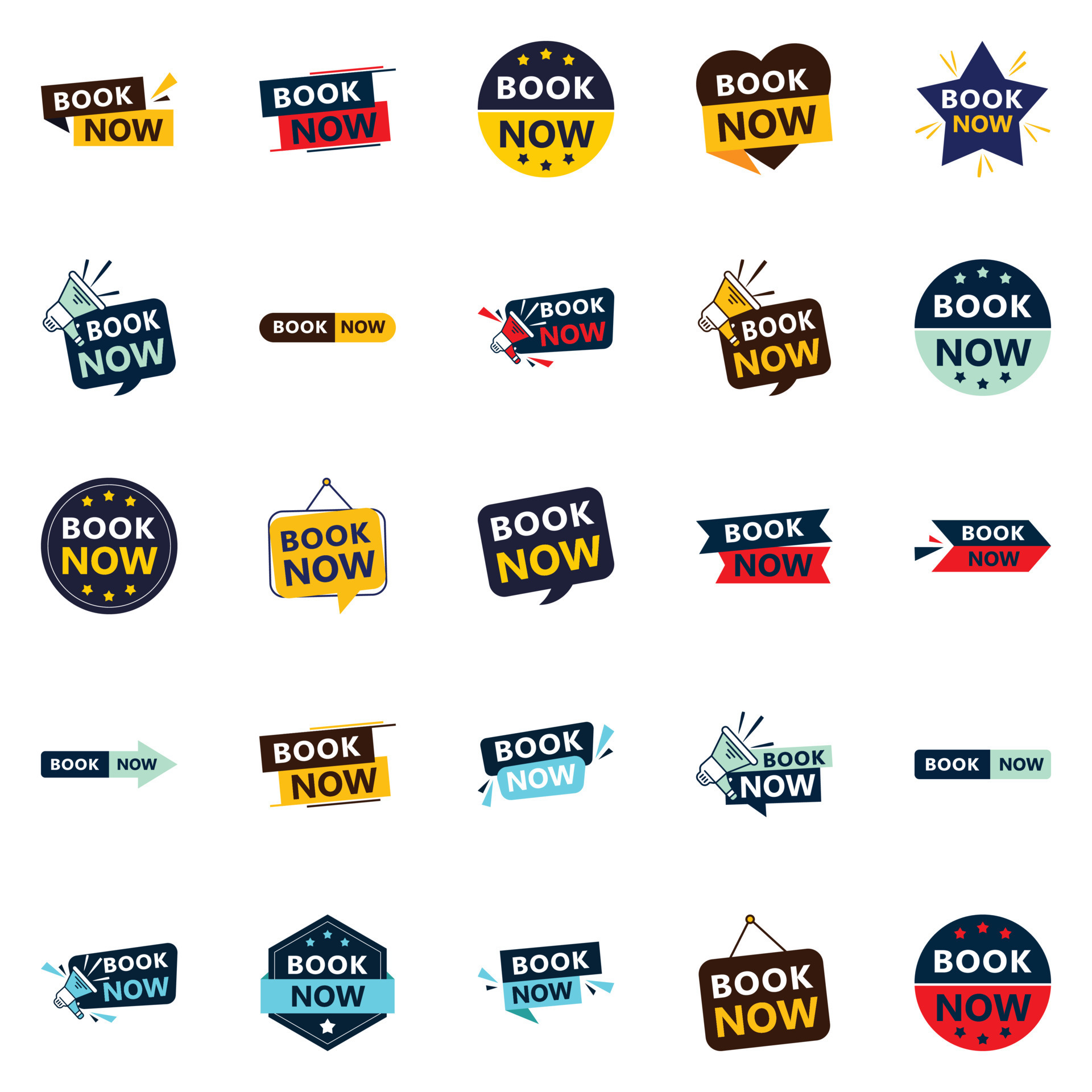 Get The Best Value With Our Pack Of 25 Book Now Banners 18711543 Vector get-the-best-value-with-our-pack-of-25-book-now-banners-18711543-vector