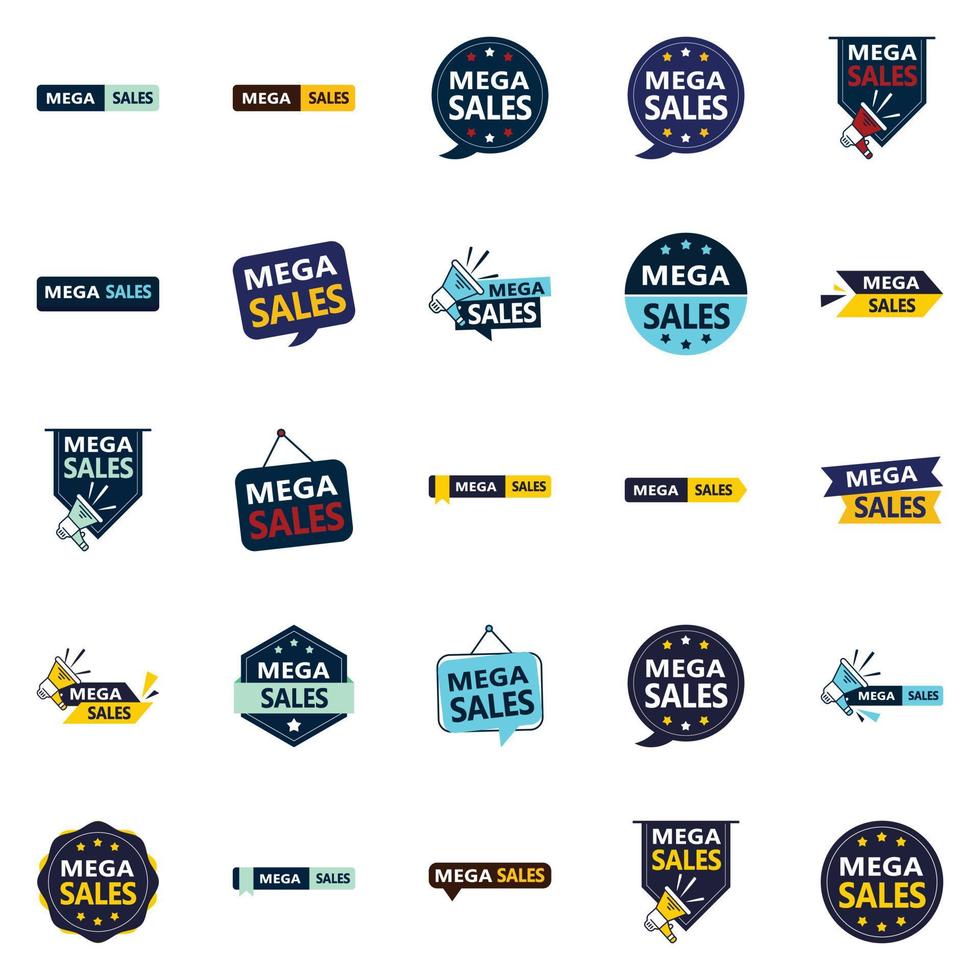 Mega Sale 25 High Impact Vector Pack to Maximize Your Sales 18711674 ... Mega Sale 25 High Impact Vector Pack to Maximize Your Sales 18711674 ...