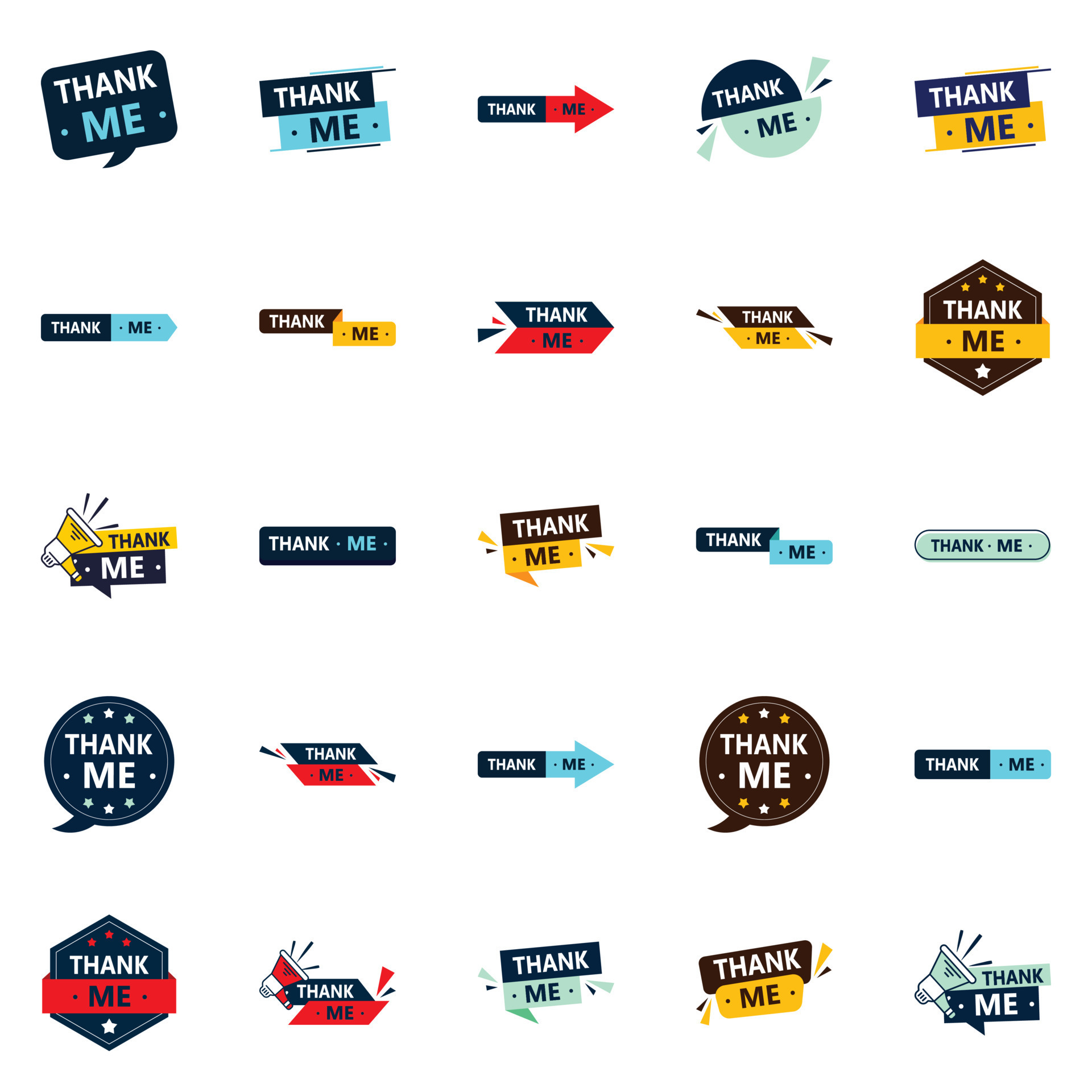 Say Thank You In Style With Our Pack Of 25 Thank Me Banners 18714440 say-thank-you-in-style-with-our-pack-of-25-thank-me-banners-18714440