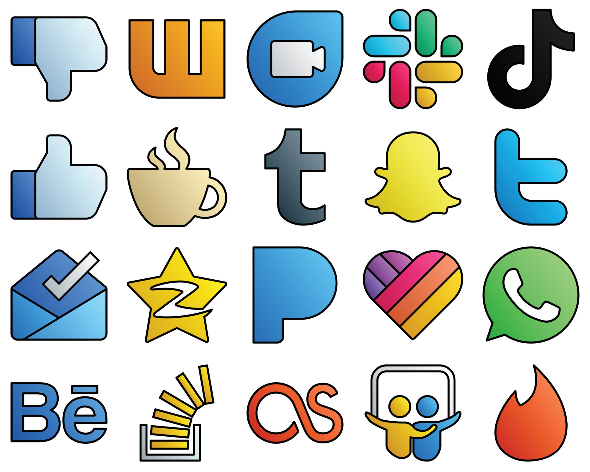 Filled Line Style Social Media Icons twitter. tumblr. china and ... Filled Line Style Social Media Icons twitter. tumblr. china and ...