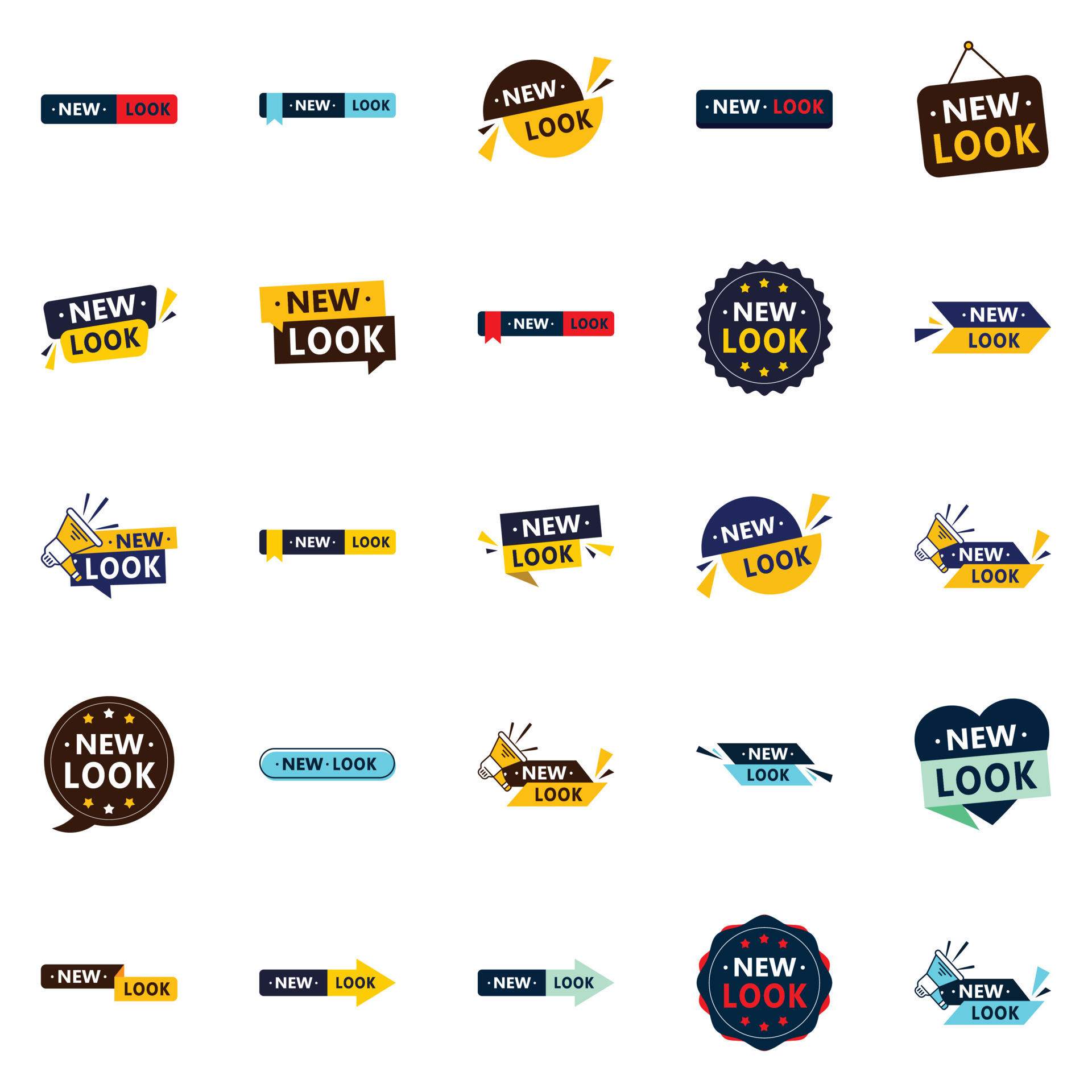 New Look 25 Fresh Vector Designs For A New Brand Direction 18714880 new-look-25-fresh-vector-designs-for-a-new-brand-direction-18714880