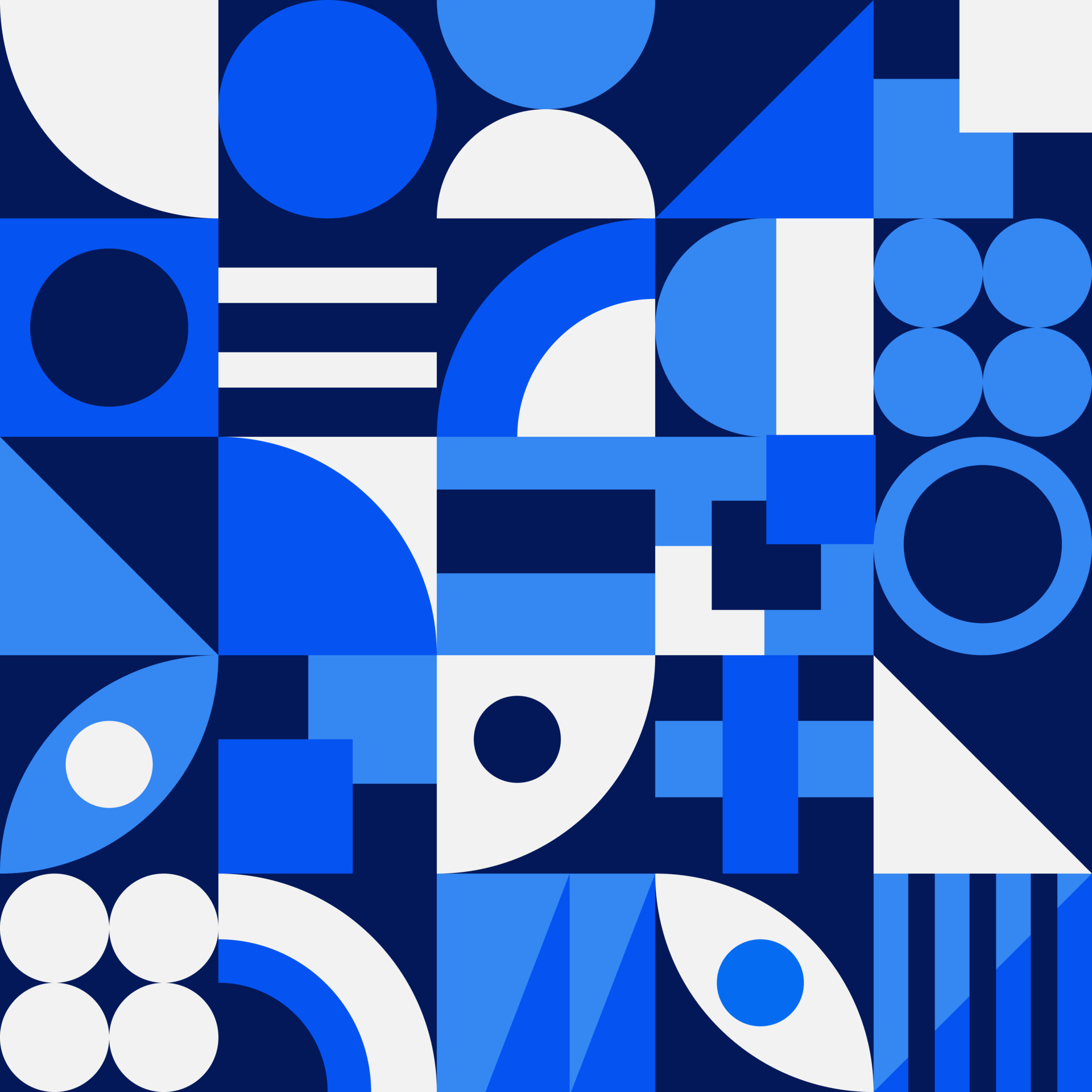 Minimalistic neo geo pattern featuring simple shapes and a ... Minimalistic neo geo pattern featuring simple shapes and a ...