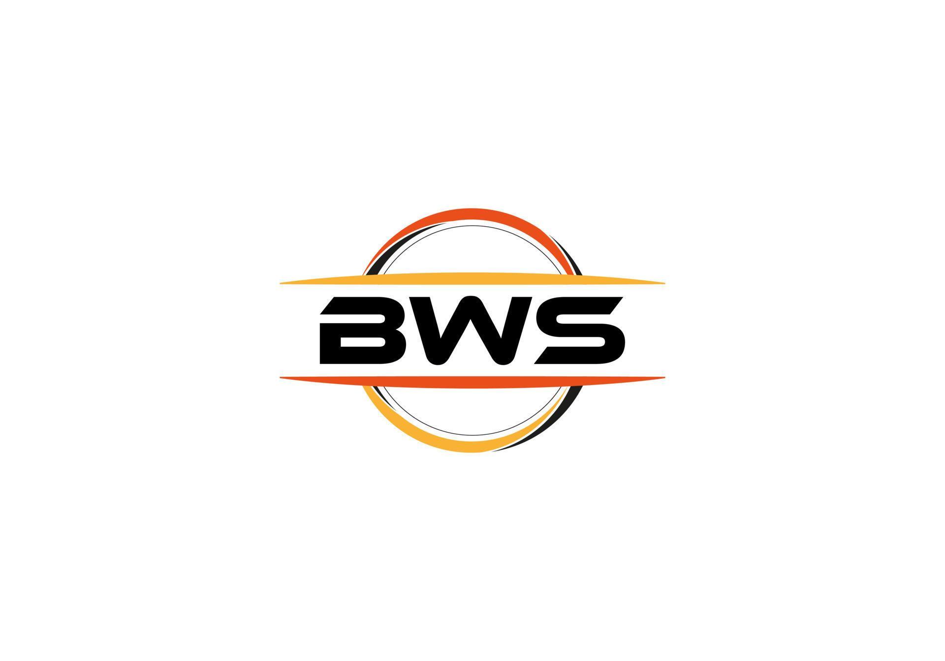 Bws Letter Royalty Mandala Shape Logo Bws Brush Art Logo Bws Logo For A Company Business And