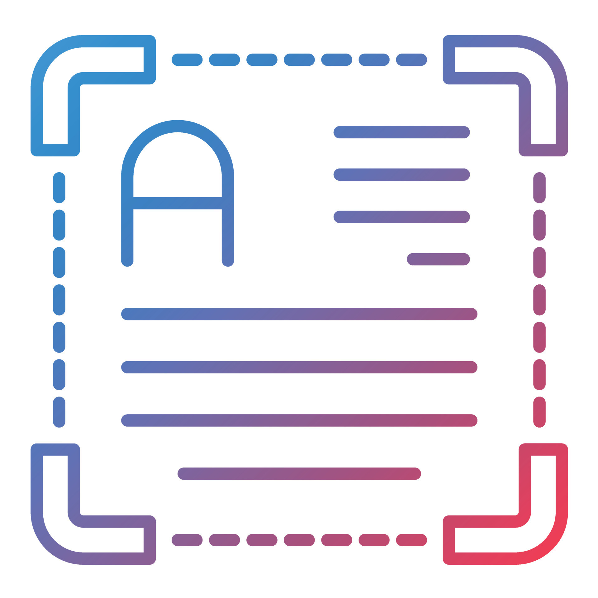 Text Editor Line Gradient Icon 18716331 Vector Art at Vecteezy