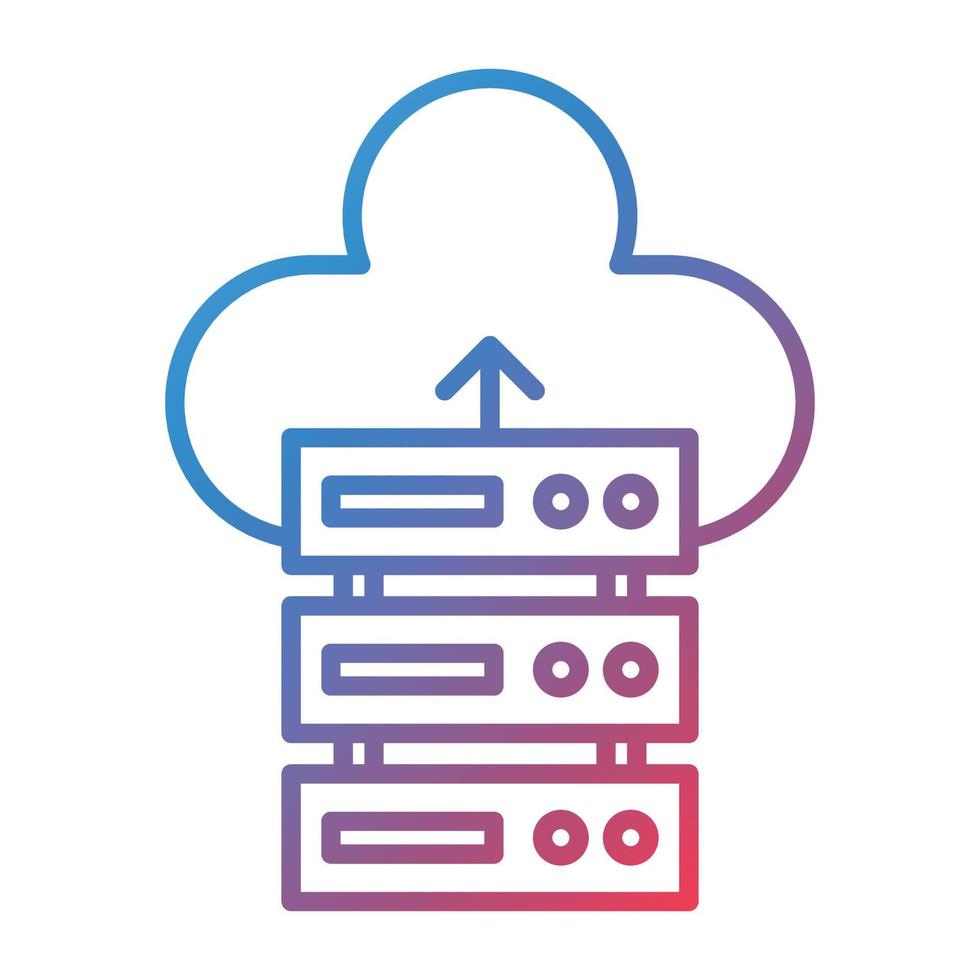 Database Backup Line Gradient Icon 18717514 Vector Art at Vecteezy