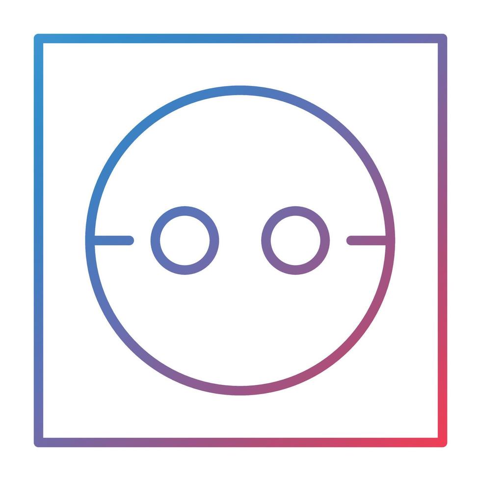 Socket Line Gradient Icon 18717669 Vector Art At Vecteezy