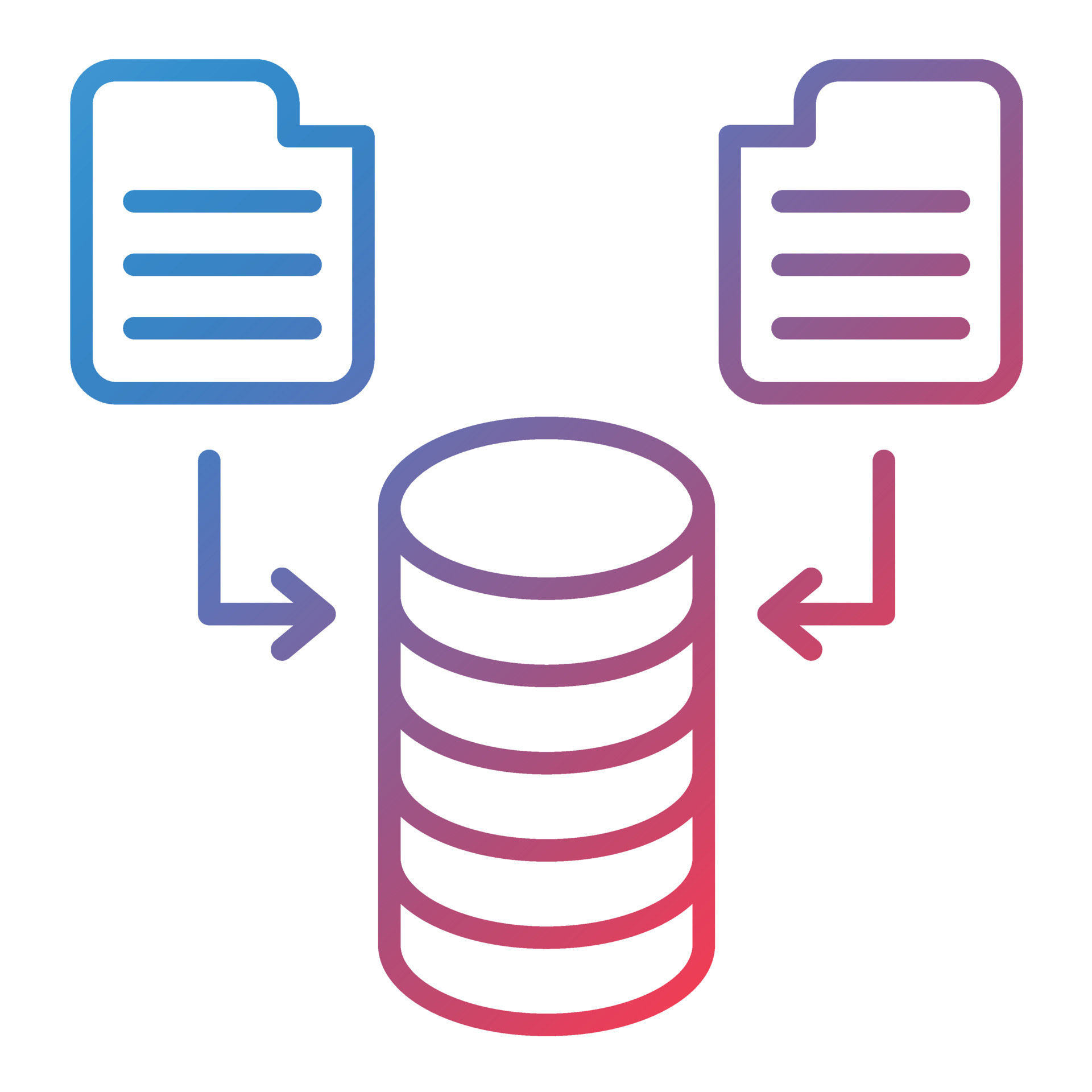 Data Flow Line Gradient Icon 18718232 Vector Art at Vecteezy
