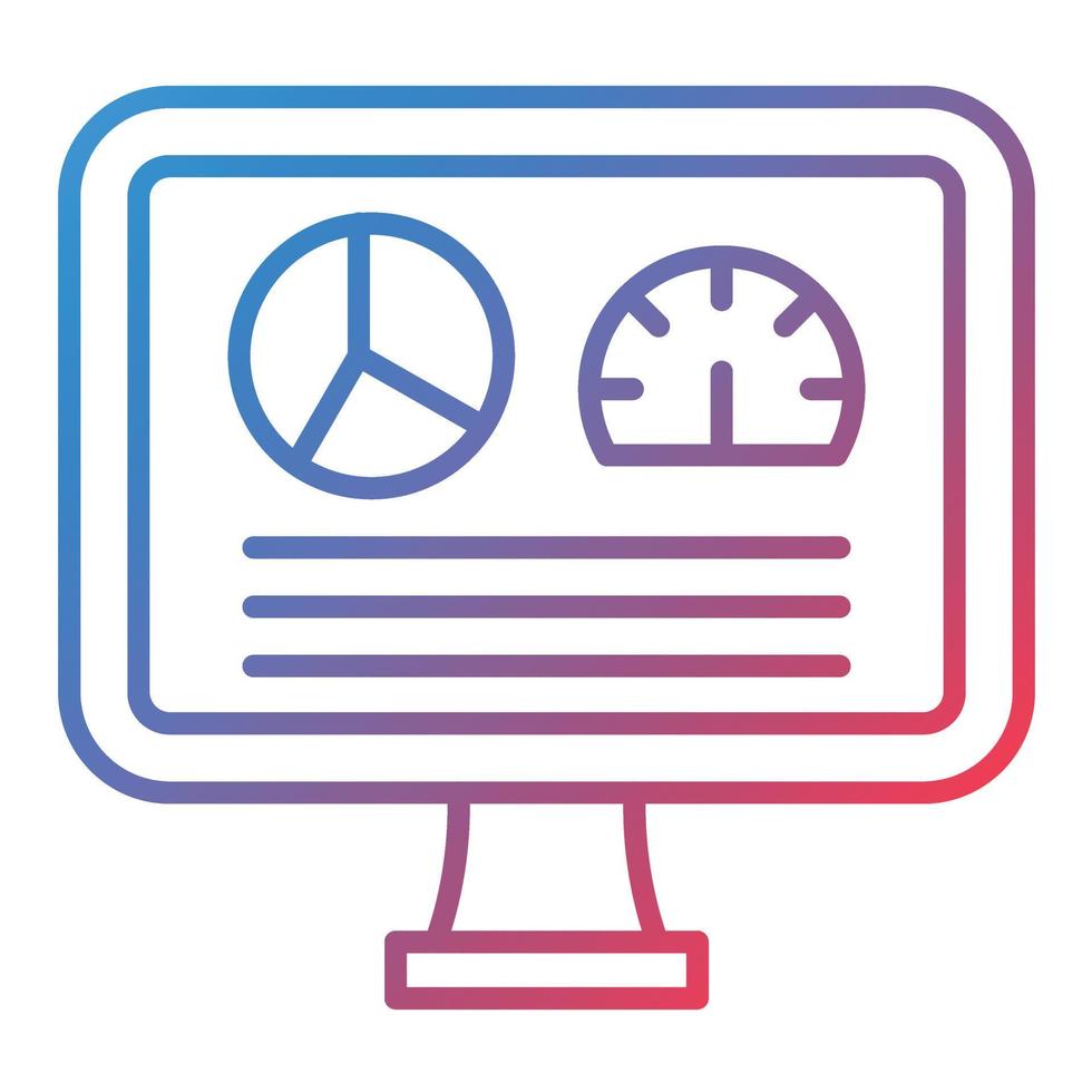 Dashboard Line Gradient Icon 18719374 Vector Art at Vecteezy