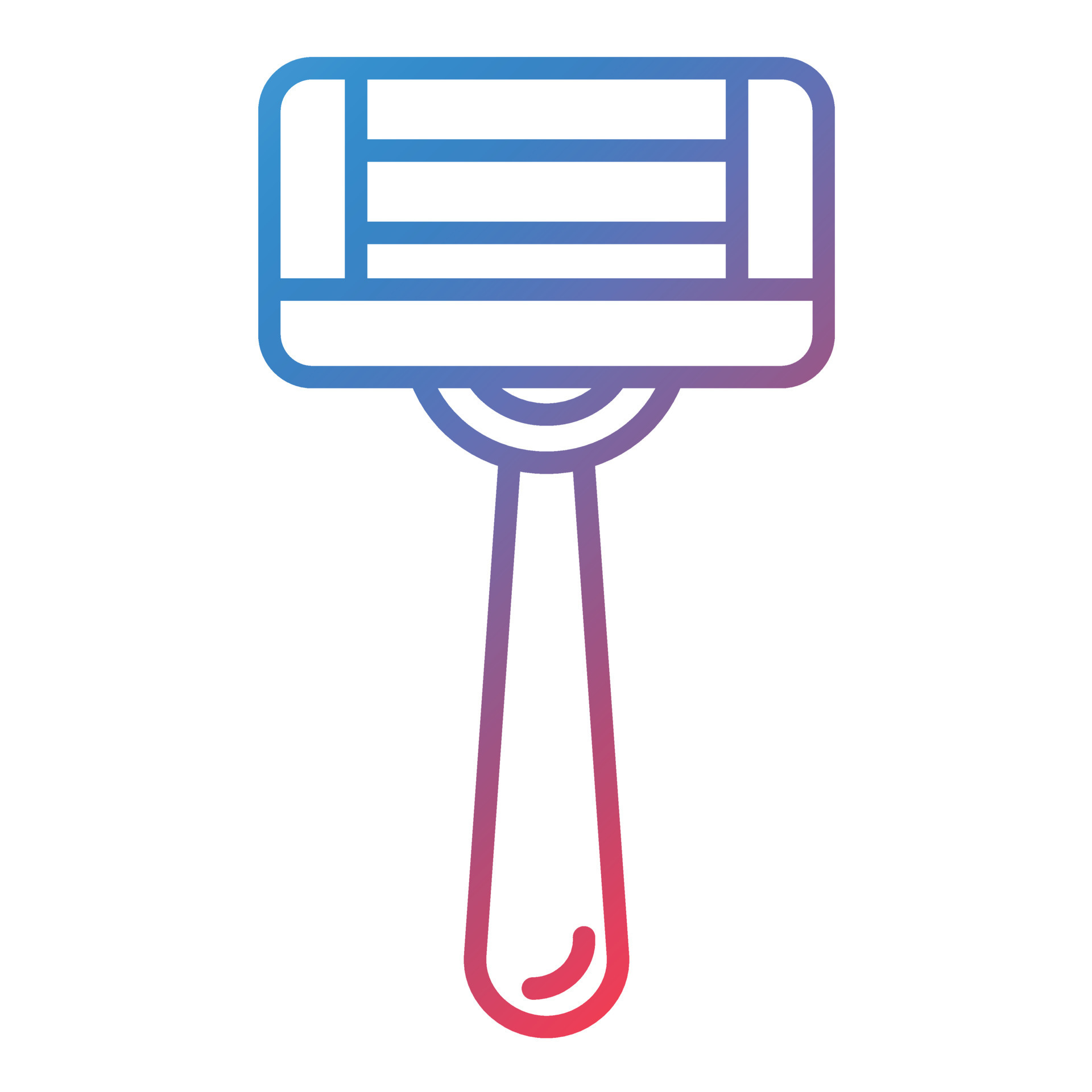 Razor Line Gradient Icon 18720767 Vector Art at Vecteezy Razor Line Gradient Icon 18720767 Vector Art at Vecteezy