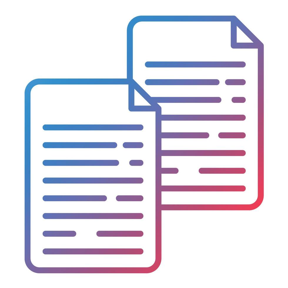 Files Line Gradient Icon 18721373 Vector Art at Vecteezy