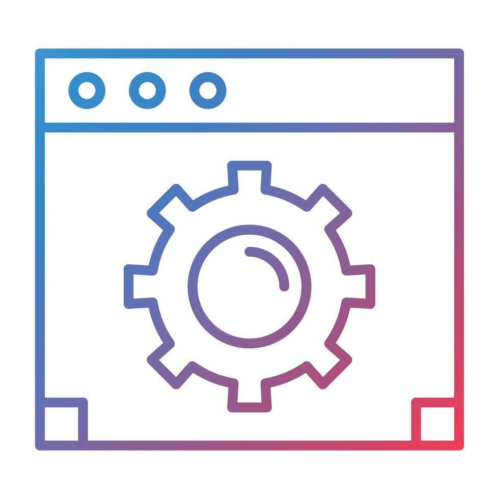 Web Optimization Line Gradient Icon 18721640 Vector Art at Vecteezy