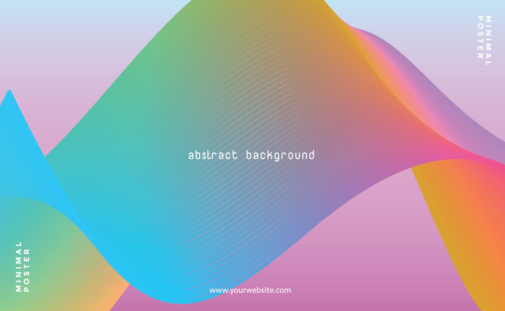 Moving Colorful Abstract Background Dynamic Effect Vector Illustration Minimal Design