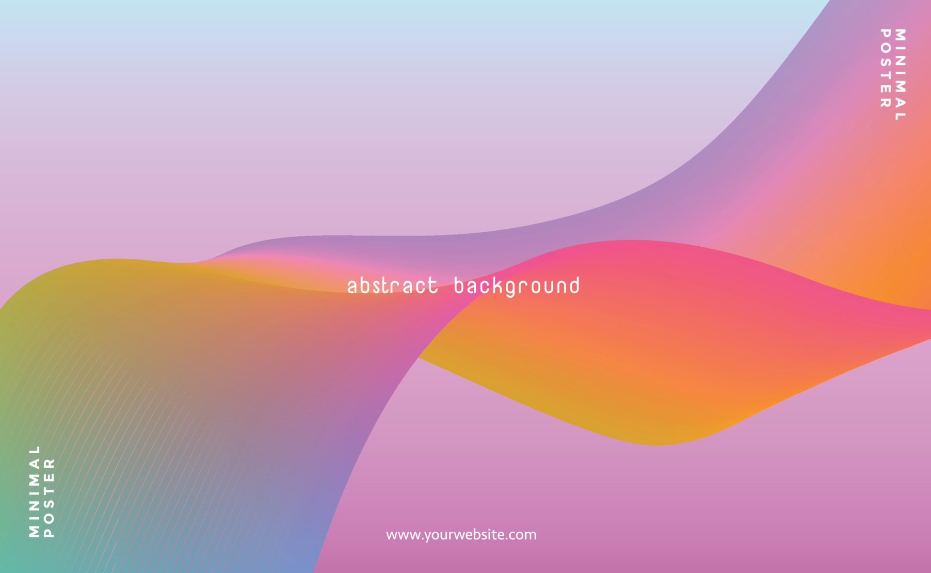 Moving Colorful Abstract Background Dynamic Effect Vector Illustration Minimal Design