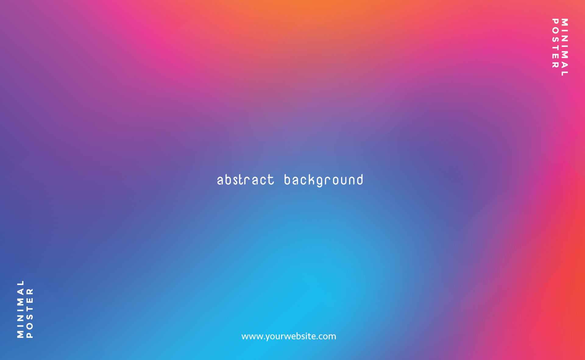 Rainbow 3d Fluid Shapes. Futuristic Gradient. Minimal Design. Light ...