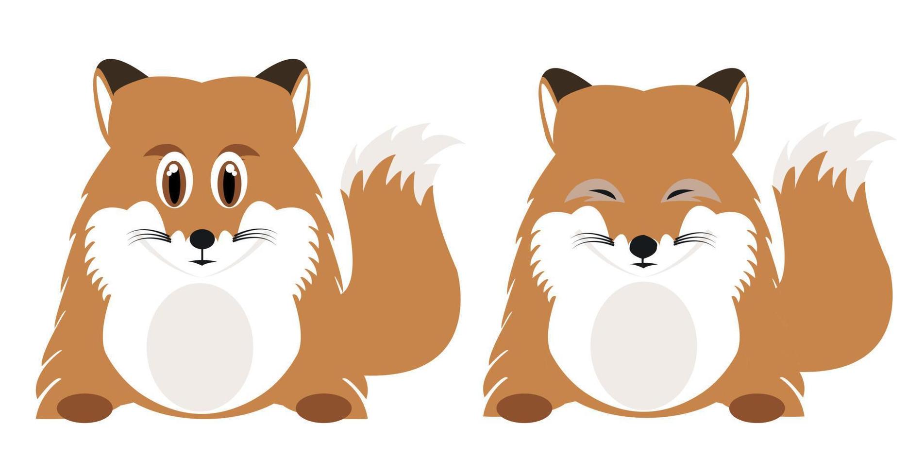 Cute Cartoon Fox Decoration Vector 18725062 Vector Art At Vecteezy