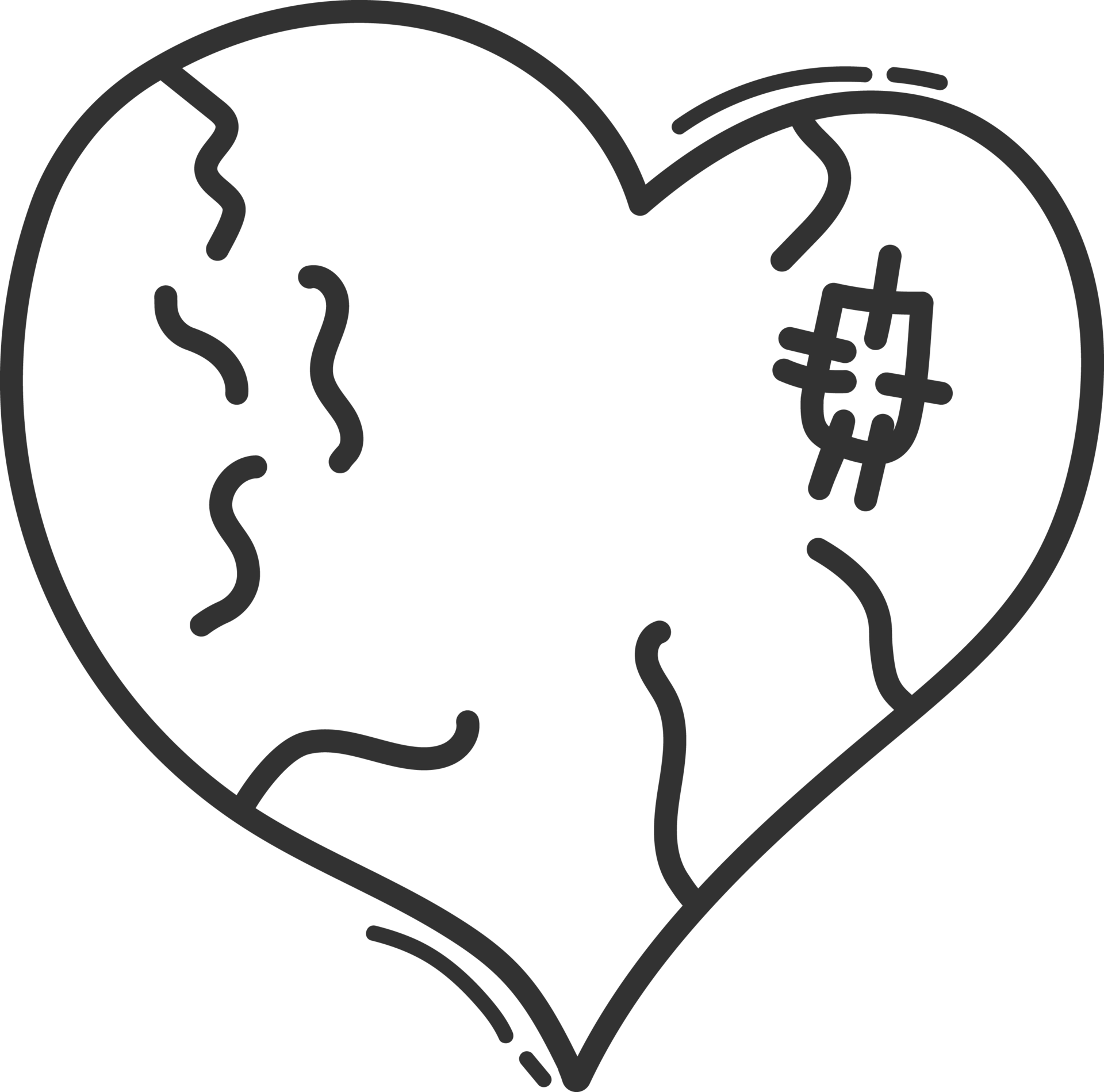 broken heart, doodle black line. 18726059 PNG broken heart, doodle black line. 18726059 PNG