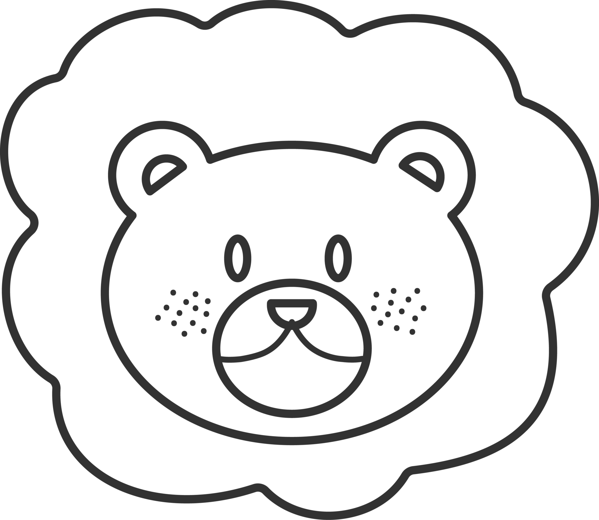 linha de rosto de leão, desenho animado animal, para colorir. 18726064 PNG linha de rosto de leão, desenho animado animal, para colorir. 18726064 PNG