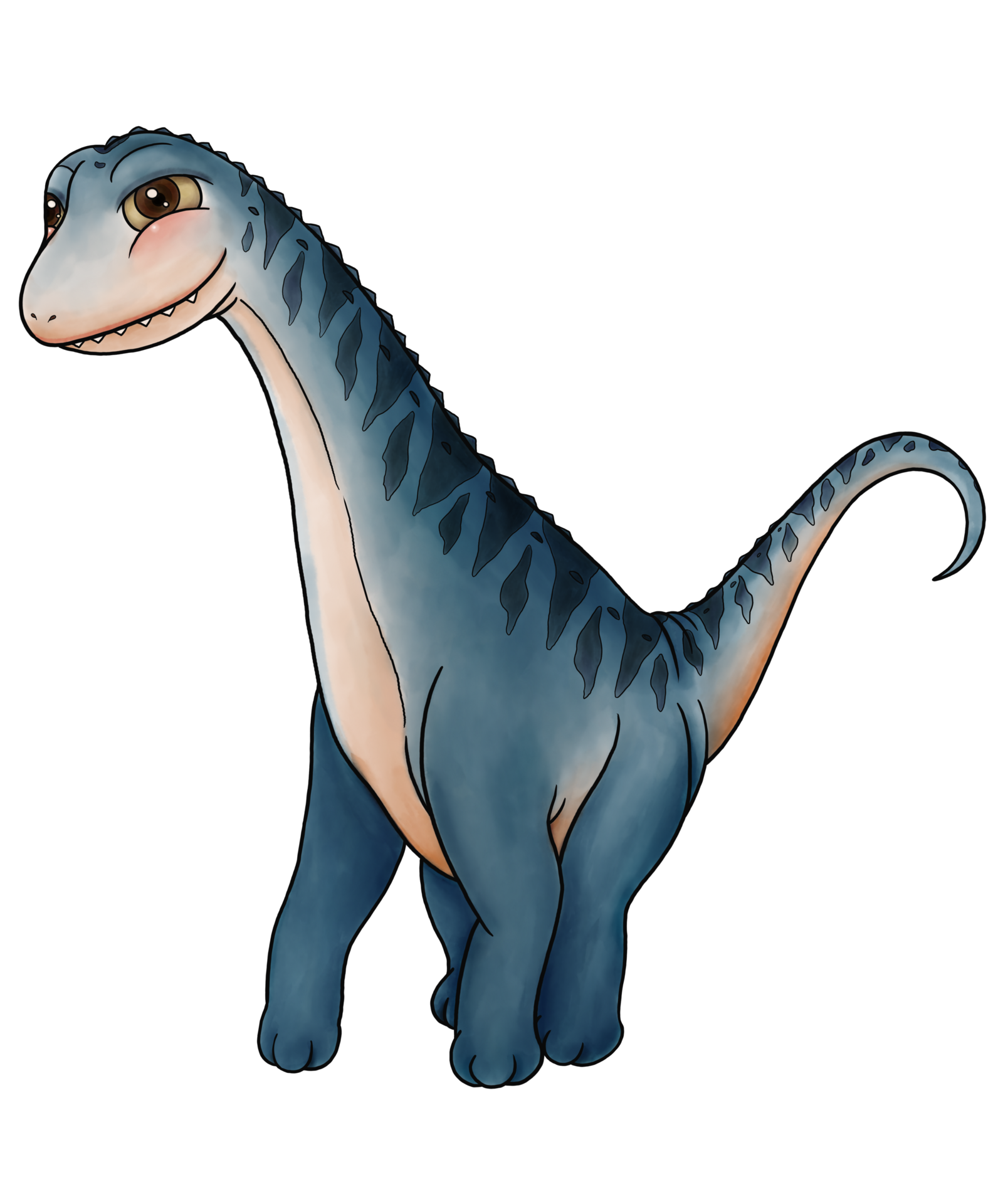Free Argentinosaurus Auf Aquarellartigen Illustrationen Von free-argentinosaurus-auf-aquarellartigen-illustrationen-von