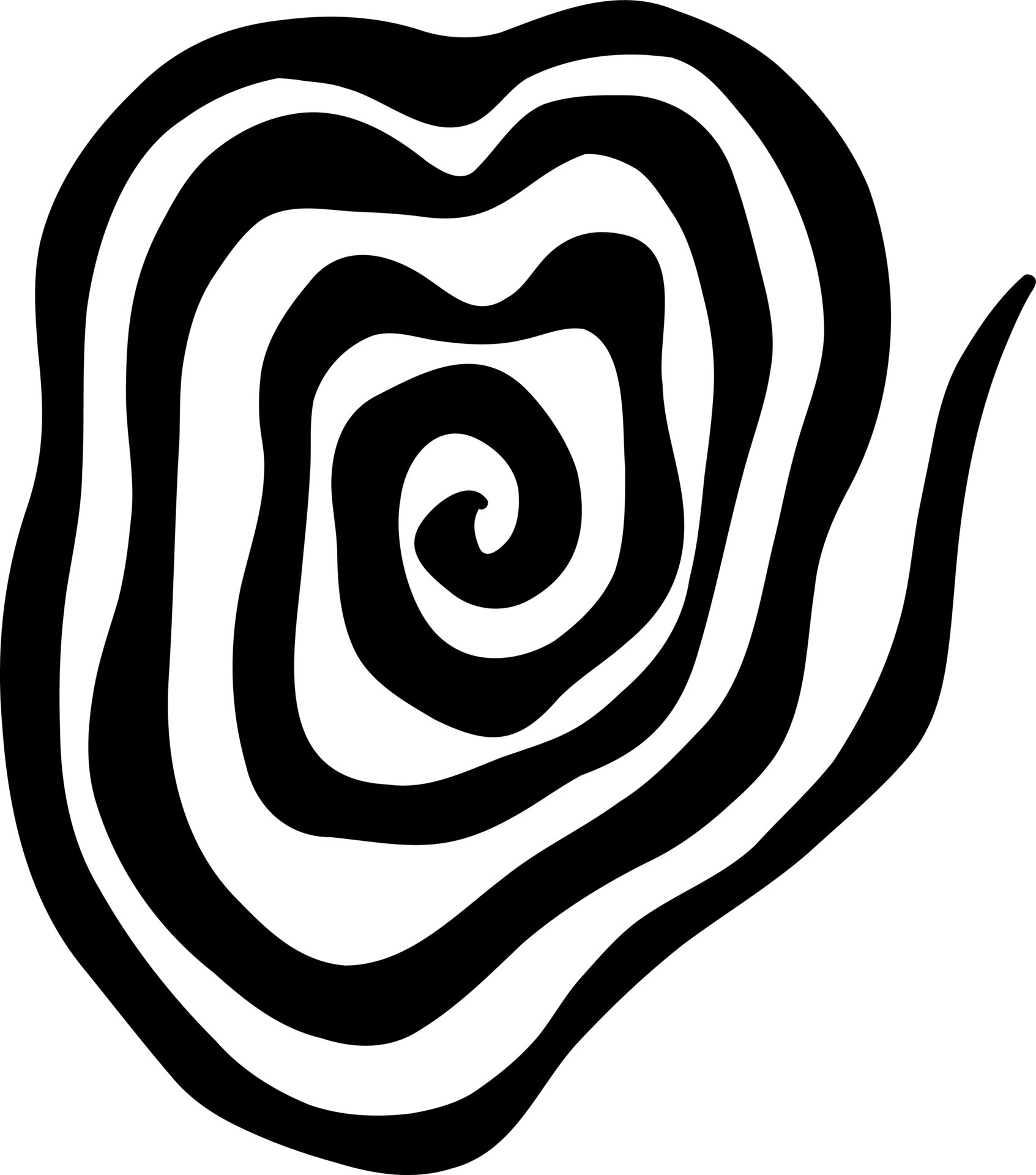 espiral en estilo plano de dibujos animados. ilustración vectorial ... espiral en estilo plano de dibujos animados. ilustración vectorial ...