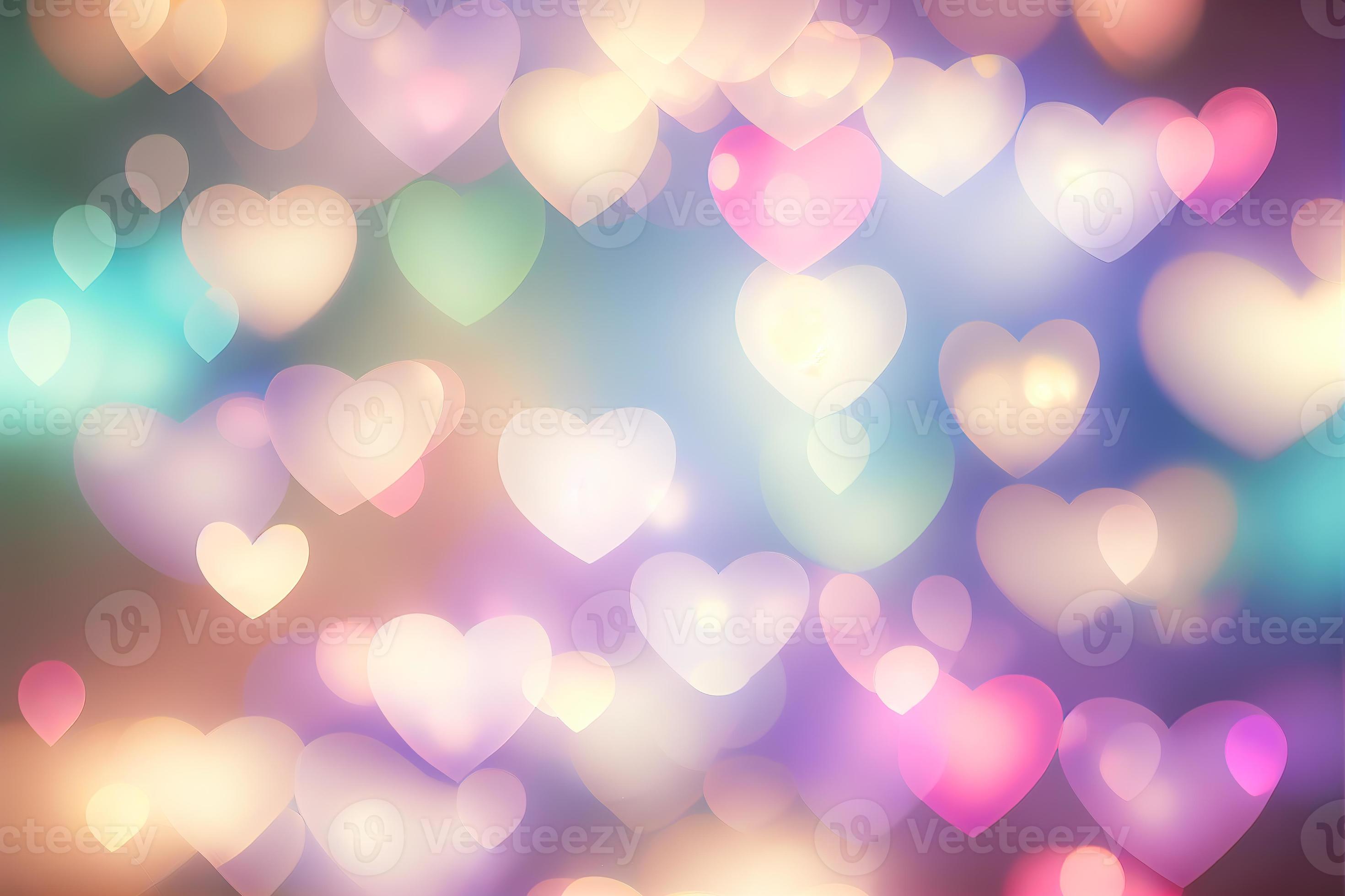 Heart Bokeh Wallpaper