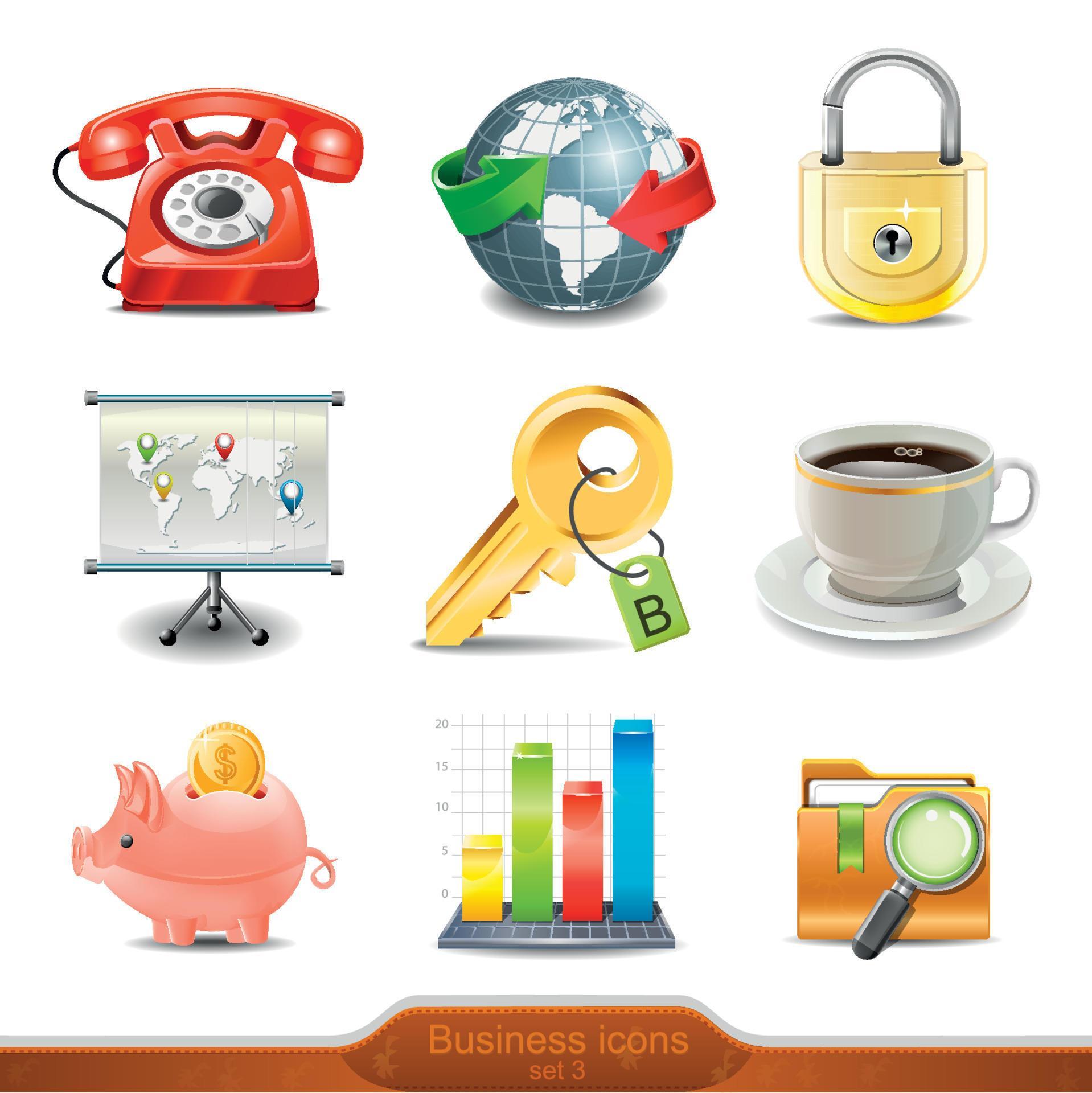 Business icons vector illustration 18733974 Vector Art at Vecteezy